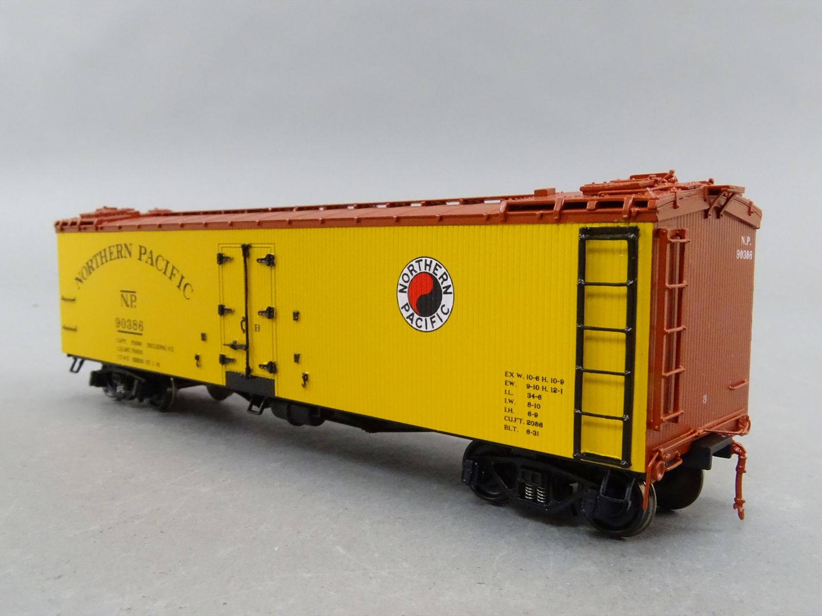 HO Brass Model - W&R NP Northern Pacific Wood Reefer Version 3 #90386 ...