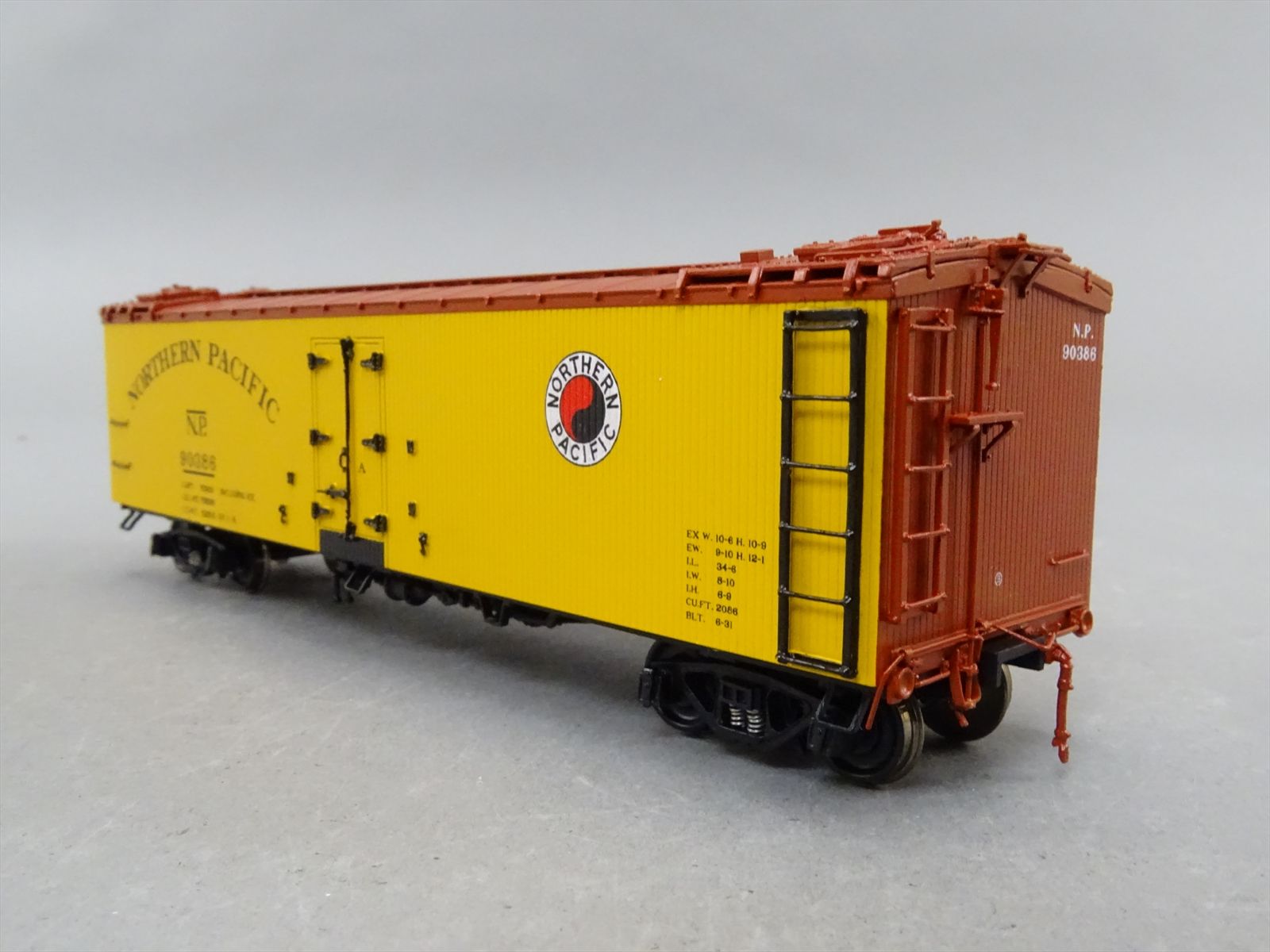 HO Brass Model - W&R NP Northern Pacific Wood Reefer Version 3 #90386 ...
