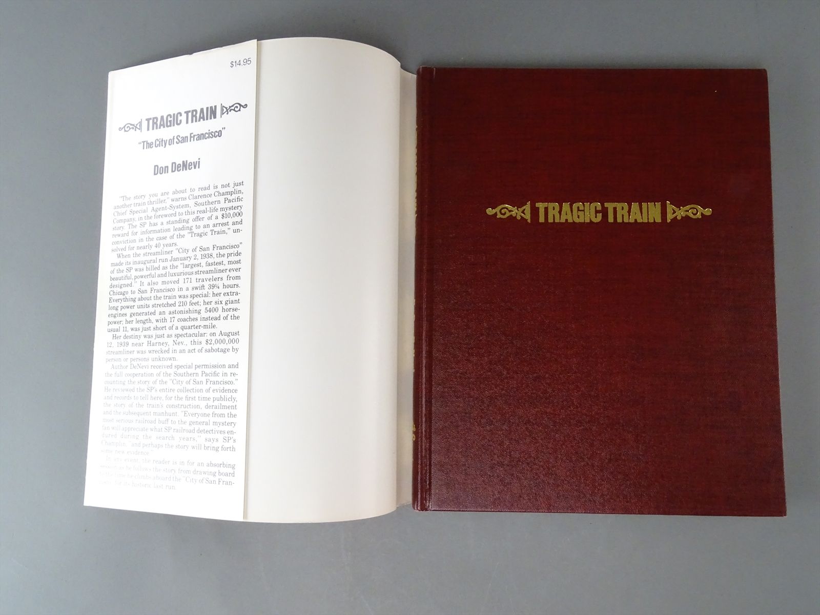 Railroad Book - Tragic Train The City of San Francisco - Don DeNevi ...