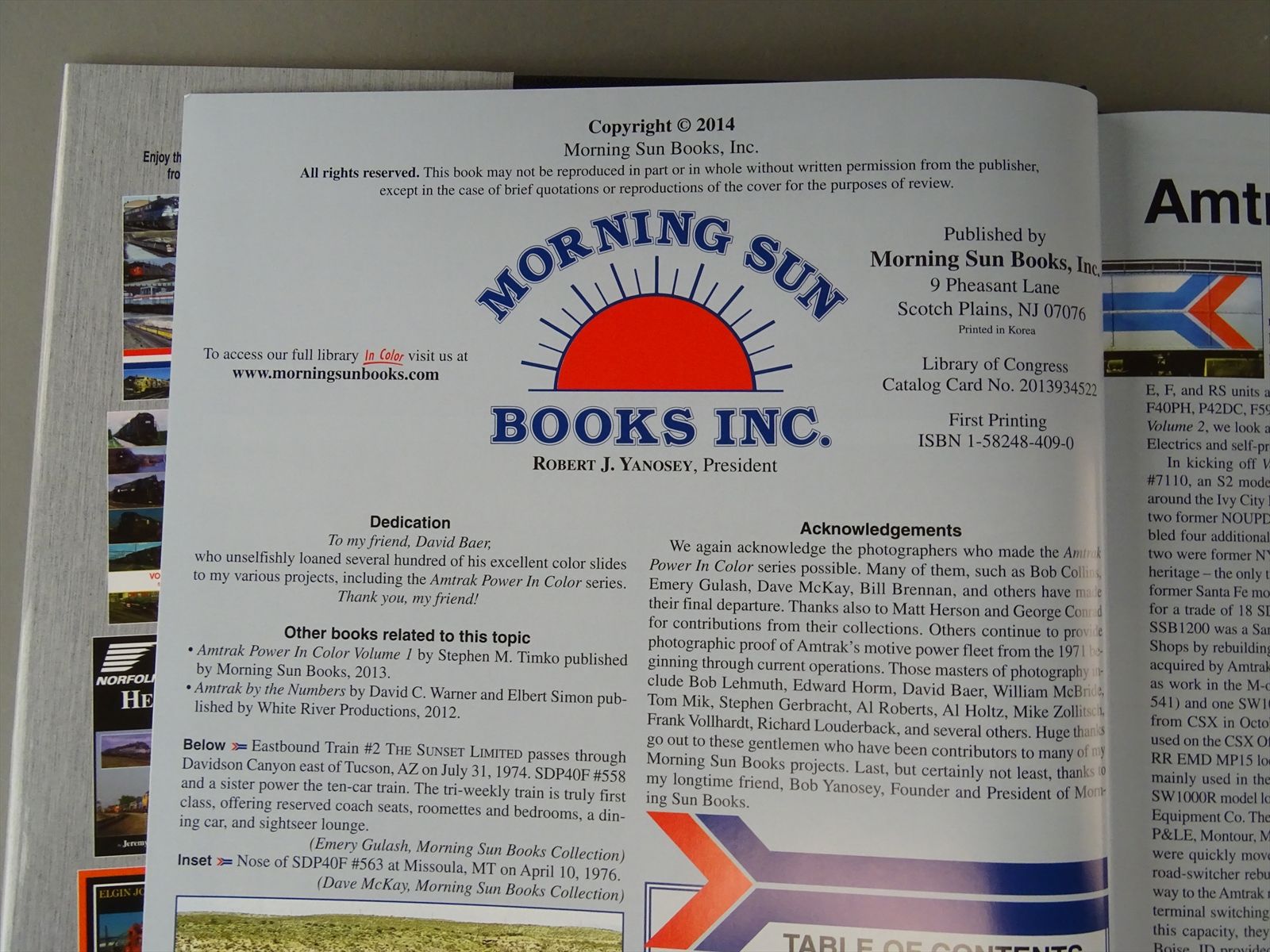 Railroad Book - Amtrak Power in Color Vol. 2 - Stephen M. Timko - 128 pages