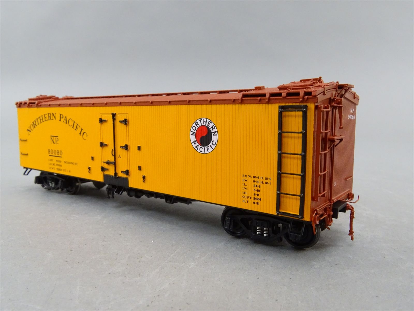 HO Brass Model - W&R NP Northern Pacific Wood Reefer Version 4 Orange ...
