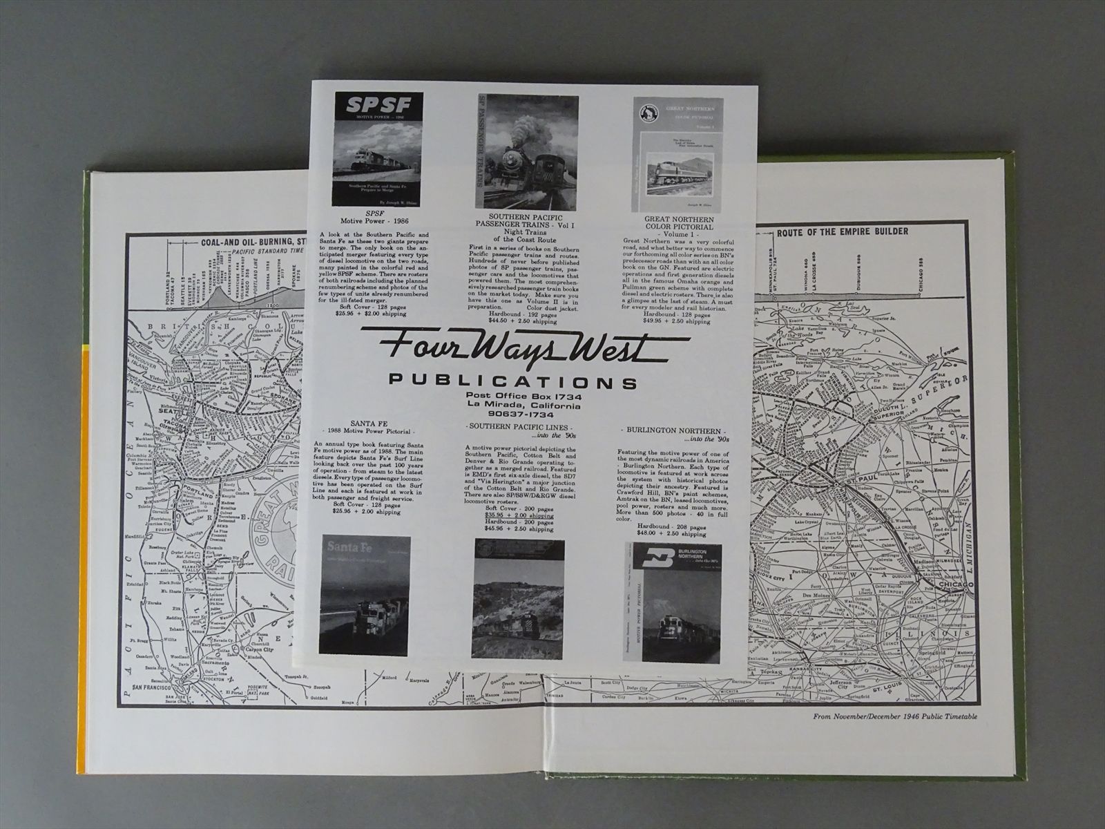 Railroad Book - Great Northern Color Pictorial Vol. 1 - Joseph W. Shine ...