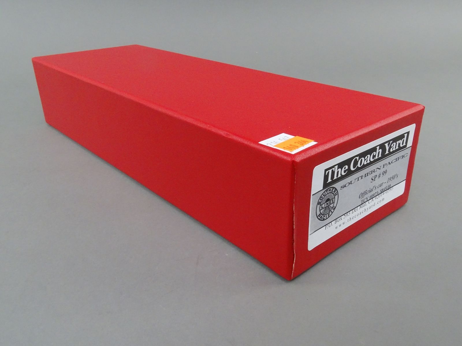 HO Brass Model - TCY 0973 SP Southern Pacific Official's Car #99 - F/P ...