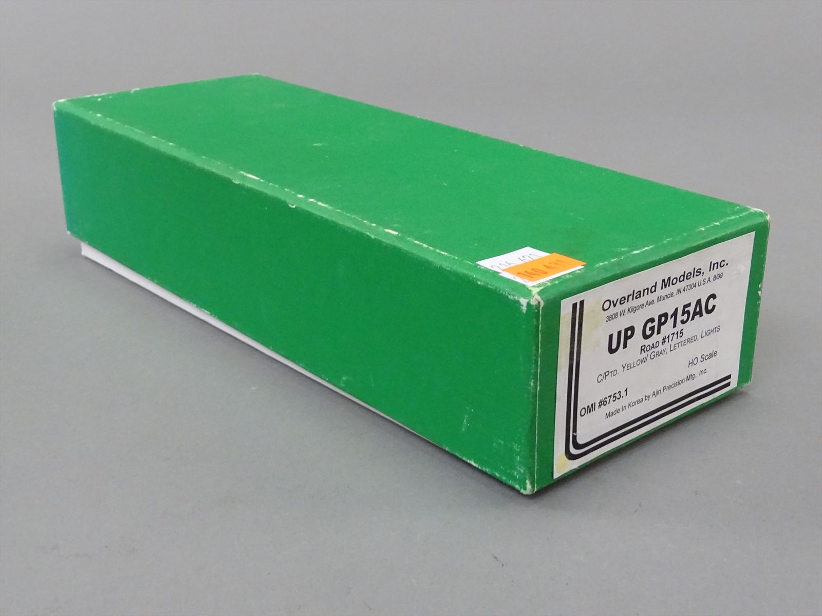 HO Brass Model - OMI 6753.1 UP Union Pacific GP15AC #1715 - F/P - 2000 Run - Ajin