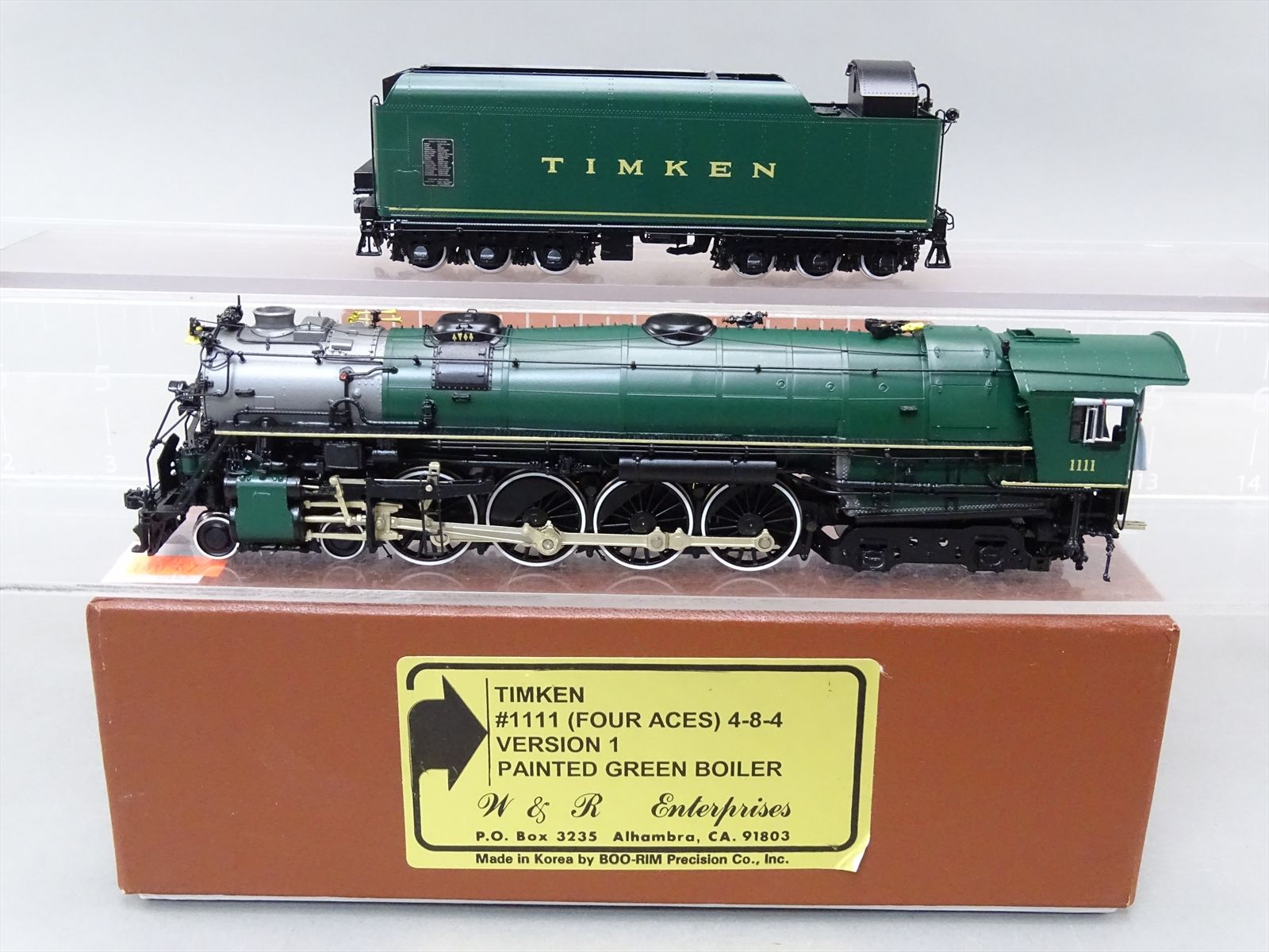 HO Brass Model - W&R Timken Four Aces 4-8-4 Version #1111 - F/P Green ...