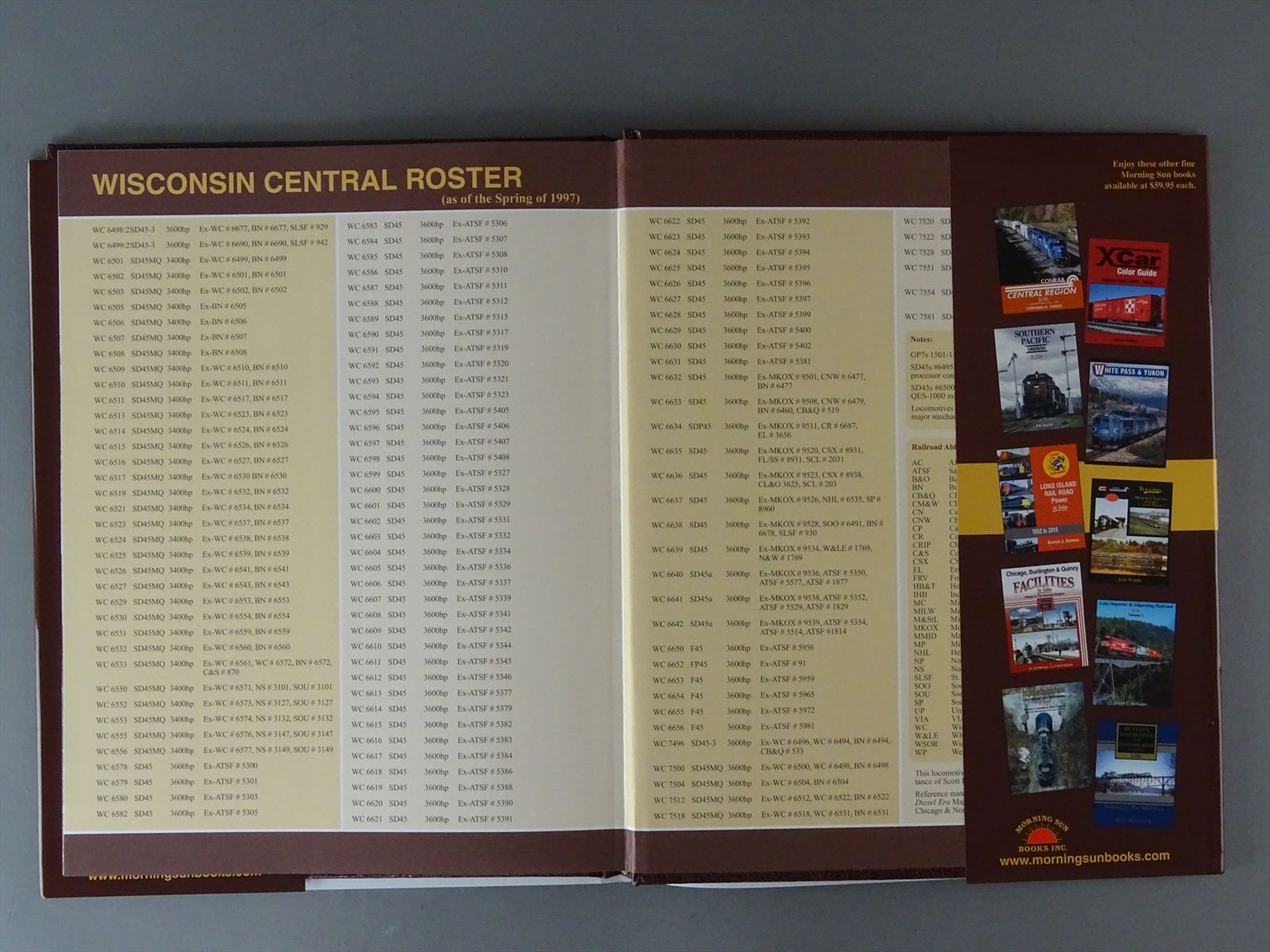 Railroad Book - Wisconsin Central In Color - Dean Freimund - 128 pages