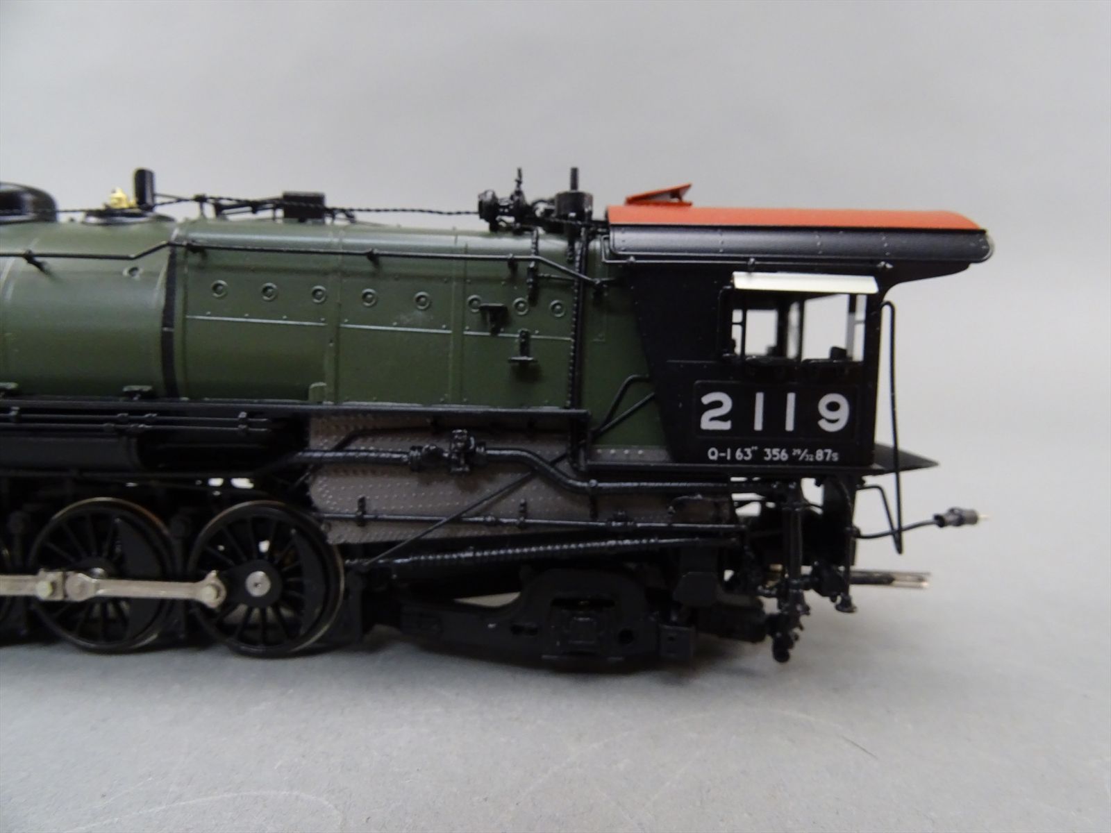 HO Brass Model - CIL 2287.1 GN Great Northern Q-1 2-10-2 Green Boiler ...