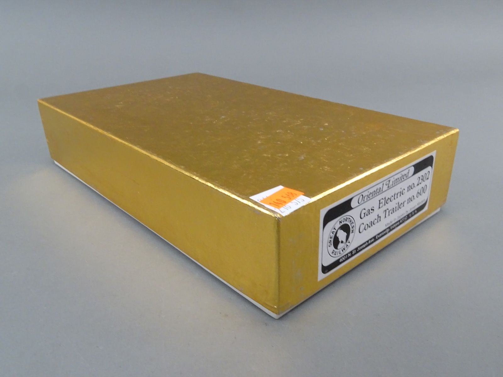 HO Brass Model - Oriental GN Gas Electric #2302 + Coach Trailer #600 ...