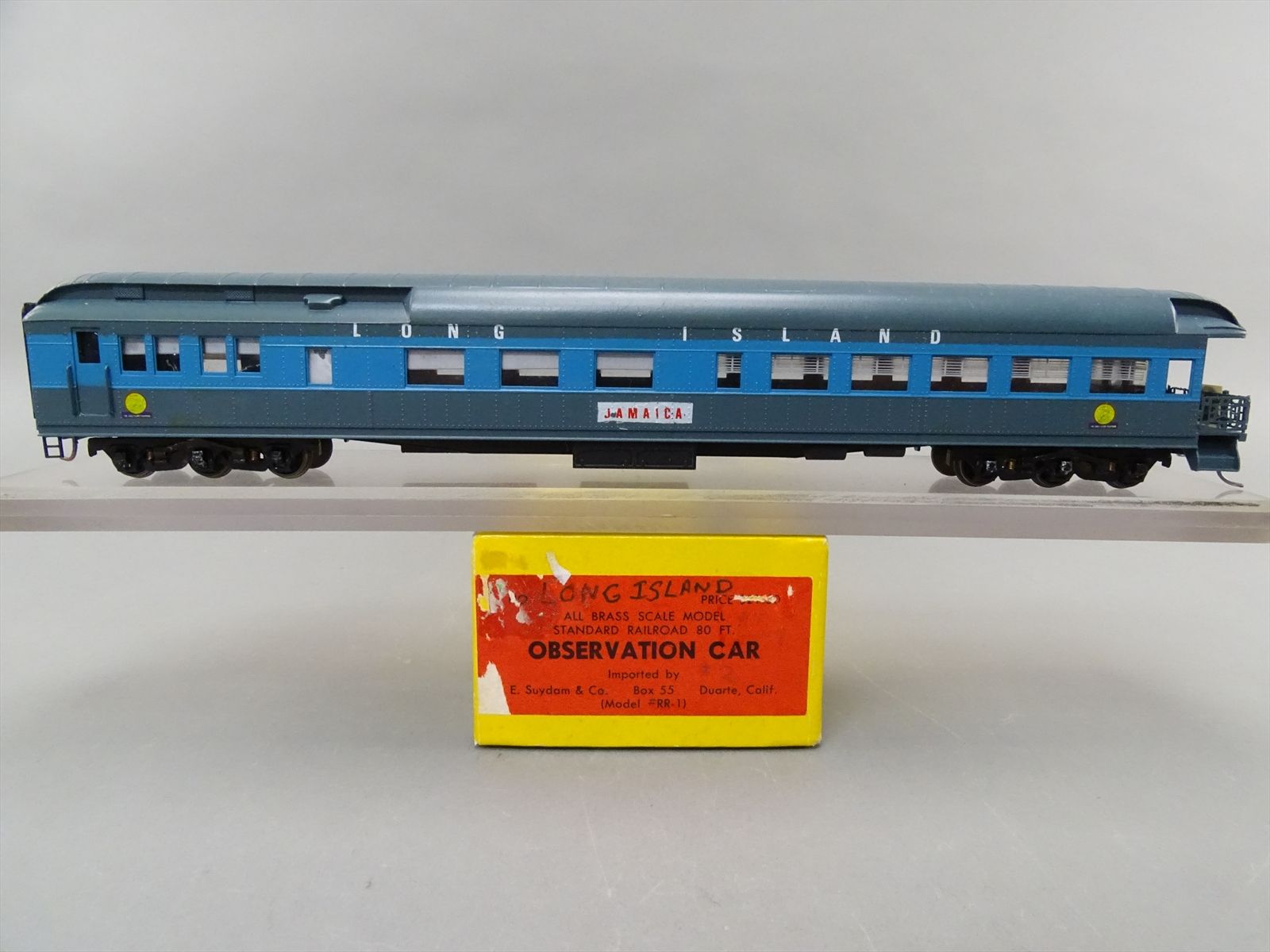 HO Brass Model - Suydam LIRR Standard Railroad 80' Observation Car HW ...