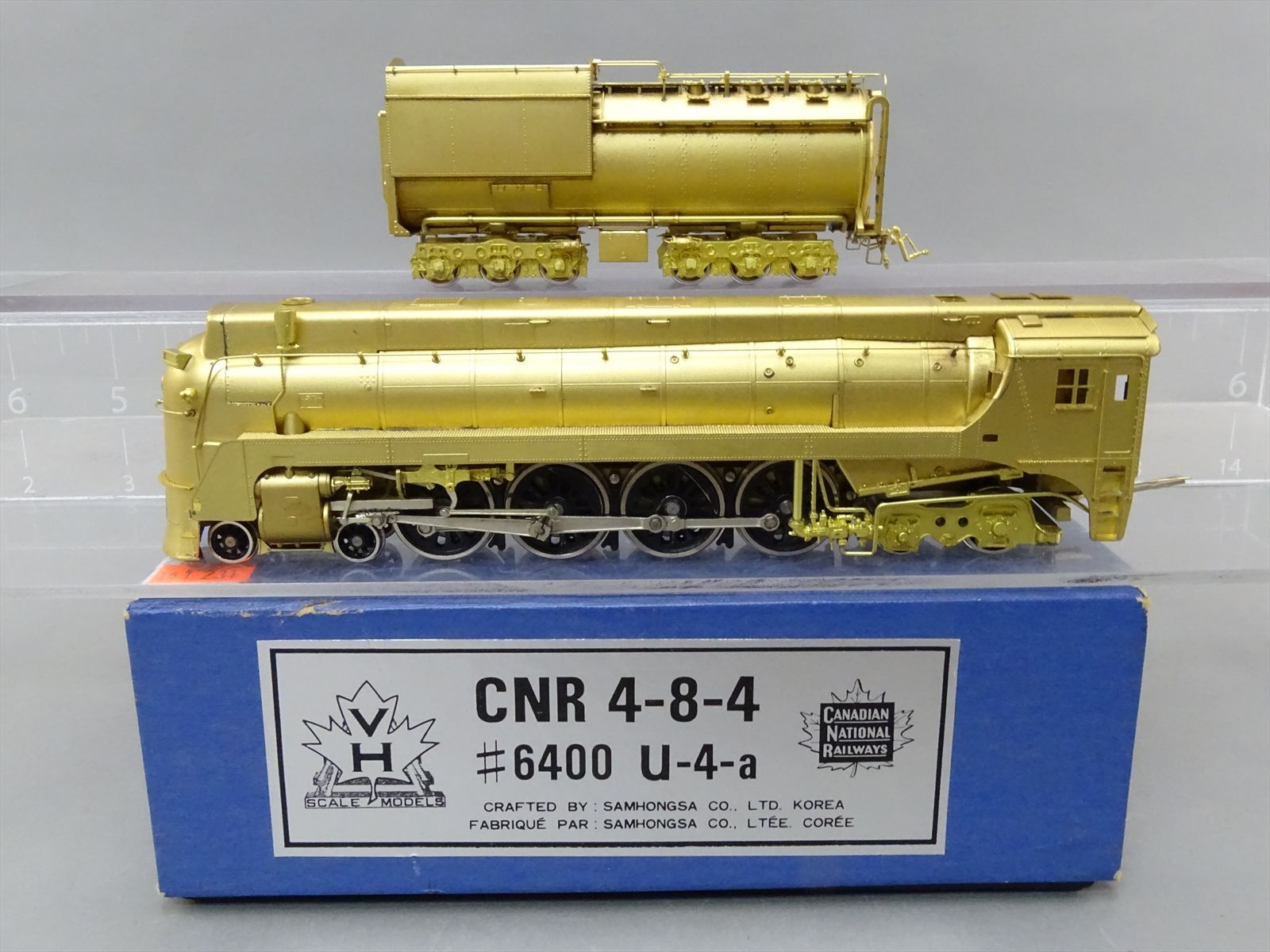 HO Brass Model - VH Van CN CNR Canadian National U-4a 4-8-4 #6400 ...