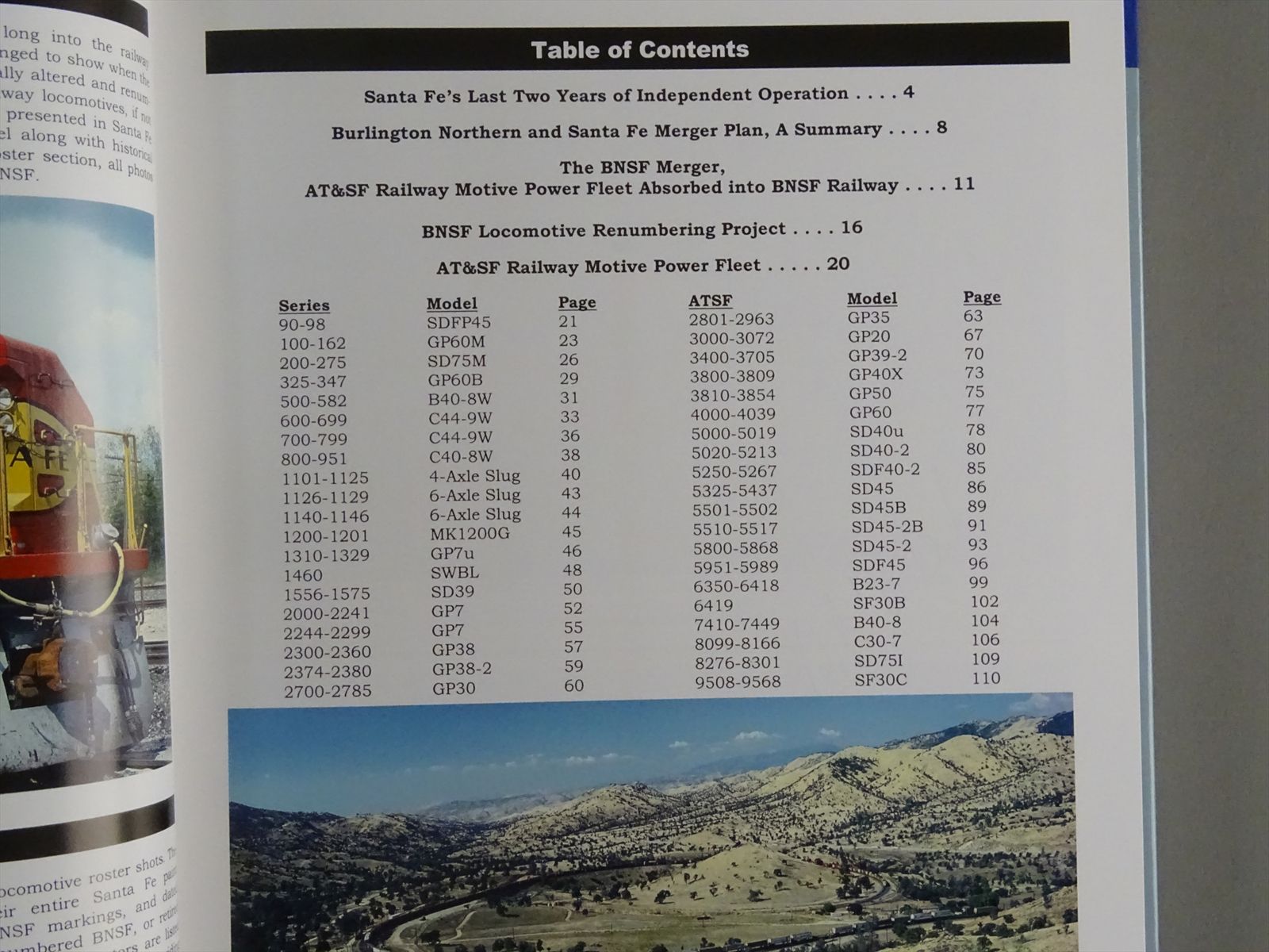 Railroad Book - AT&SF Railway 1995 Motive Power Fleet - Robert Del ...