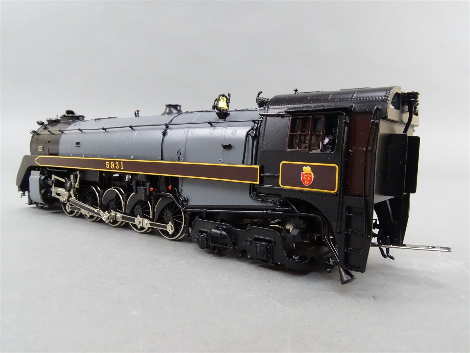 HO Brass Model - Sunset CP CPR Canadian Pacific T-1c Selkirk 2-10-4 #5931 - F/P + DCC + QSI ...