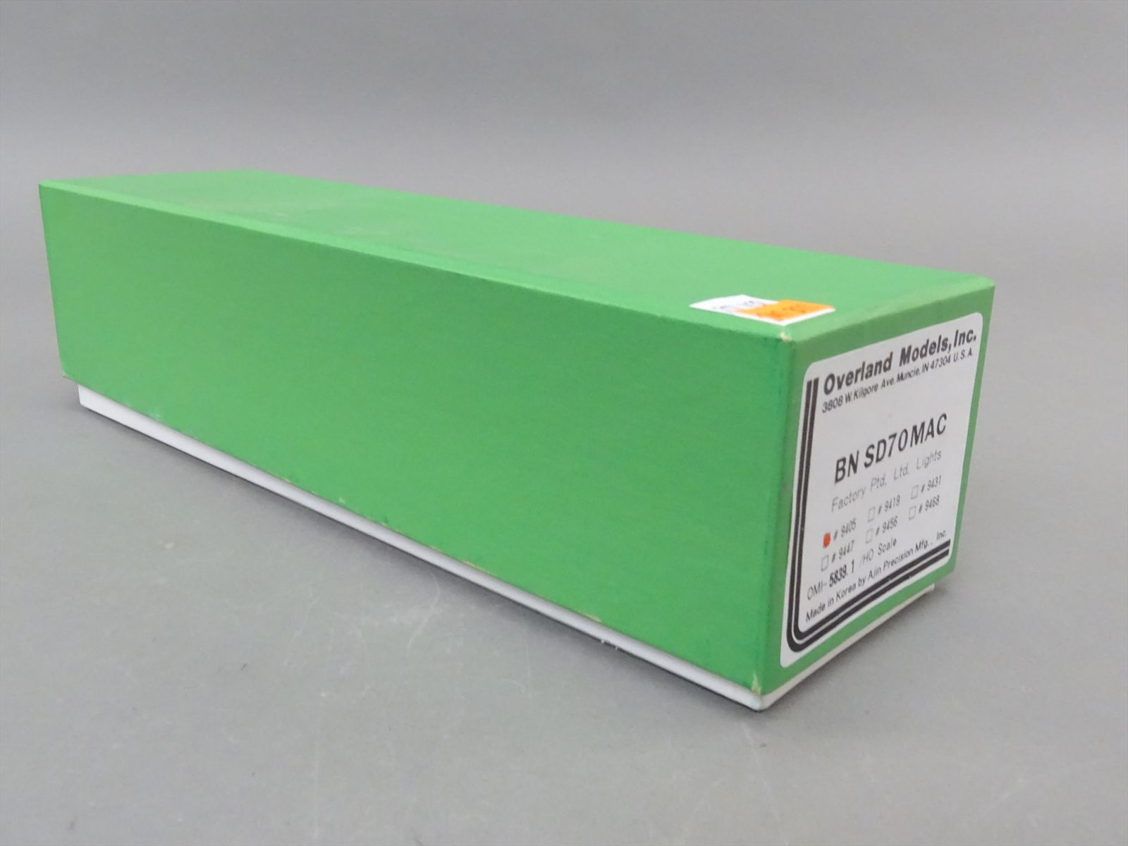 HO Brass Model - OMI 5839.1 Overland BN Burlington Northern Executive SD70MAC Diesel #9405 - F/P ...