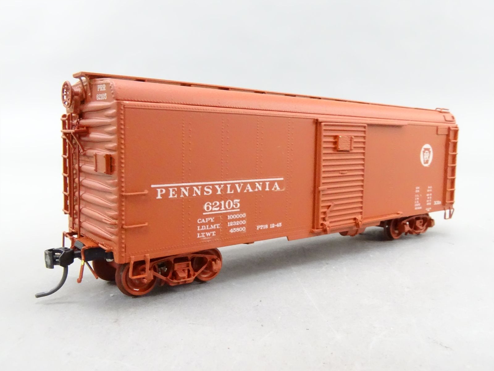 HO Brass Model - Railworks PRR Pennsylvania 40' Round Roof Box Car ...