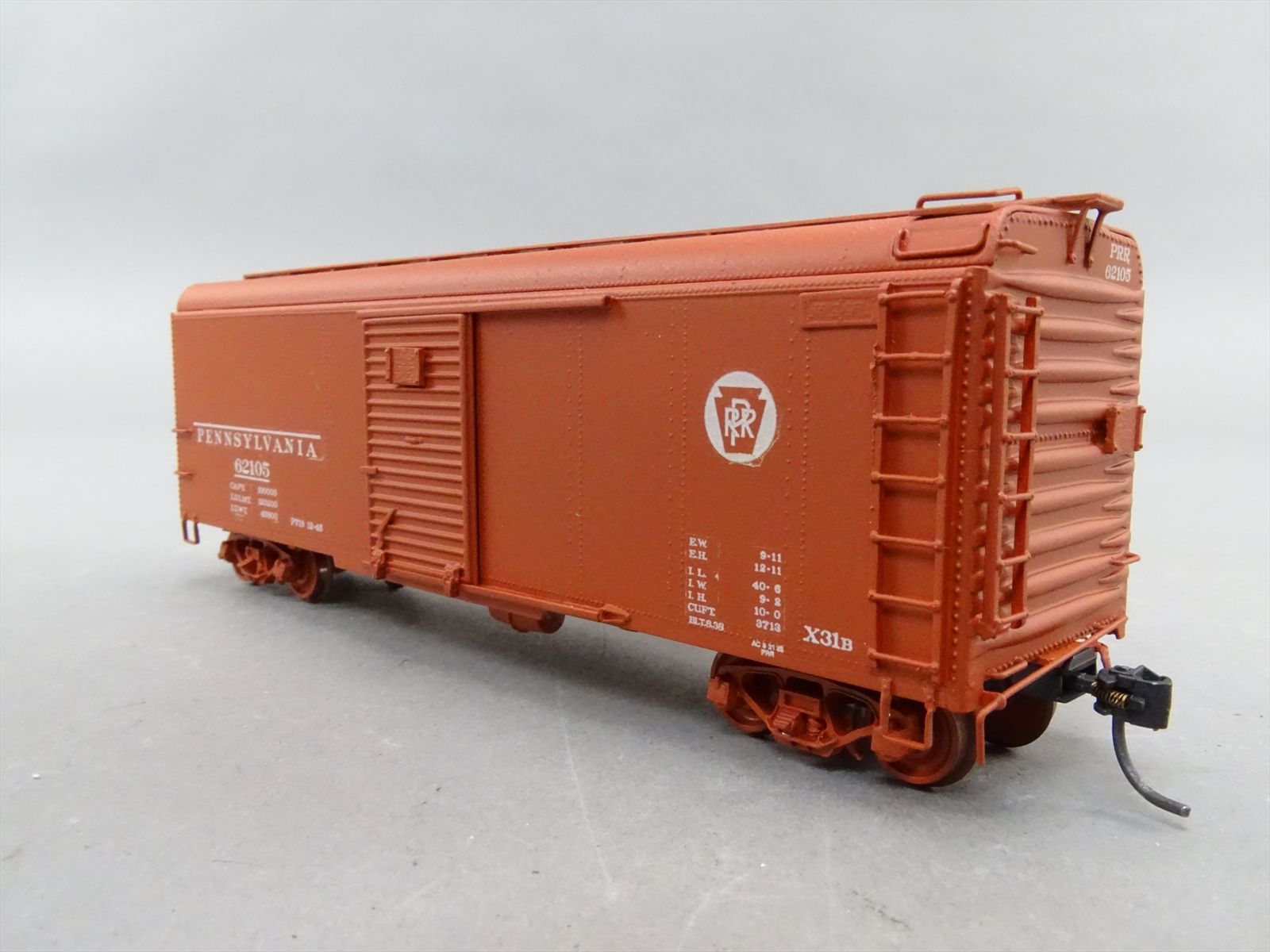 HO Brass Model - Railworks PRR Pennsylvania 40' Round Roof Box Car ...