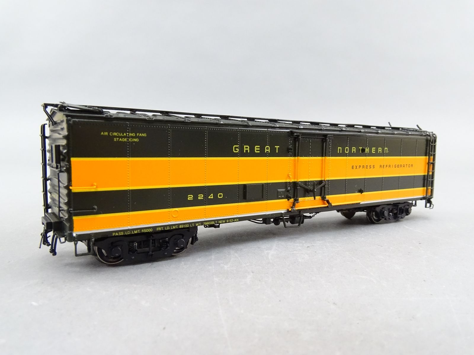HO Brass Model - CIL 2306.1 GN Great Northern 52' Steel Express Ice ...