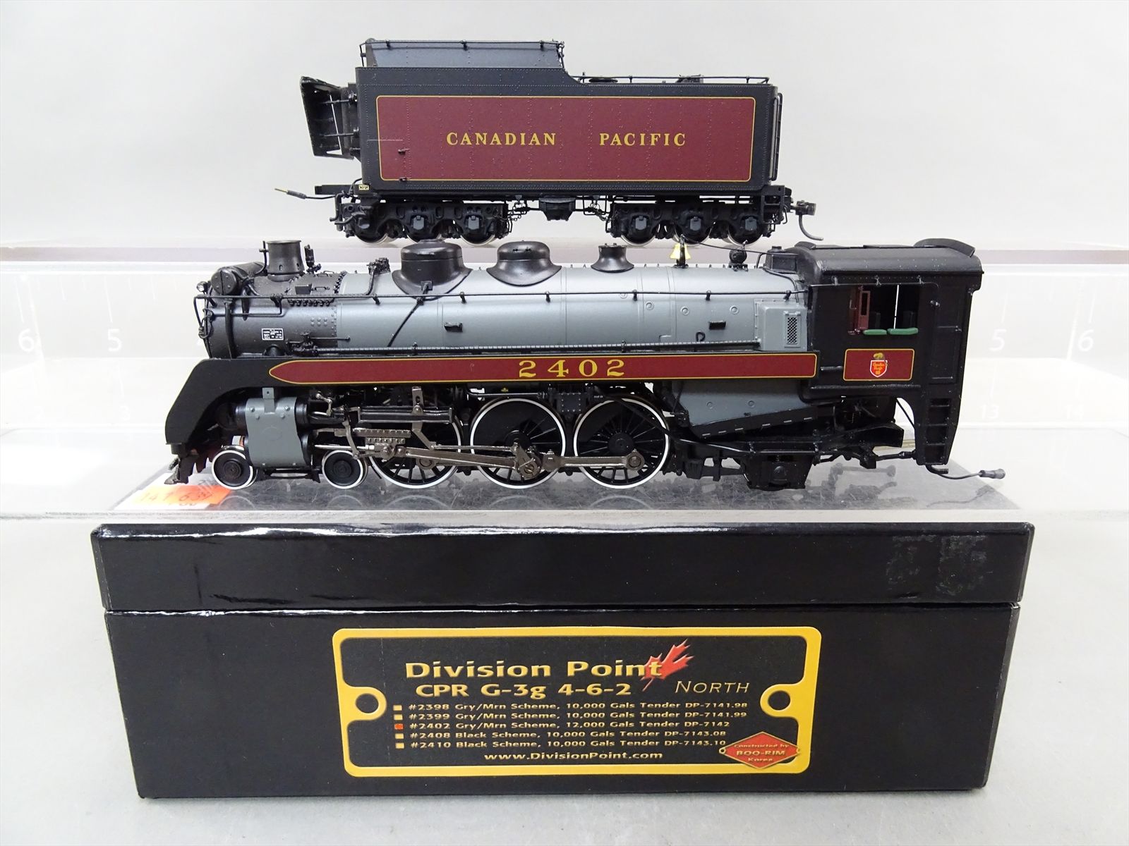 HO Brass Model - DP 7142 CP CPR Canadian Pacific G-3g 4-6-2 North #2402 ...
