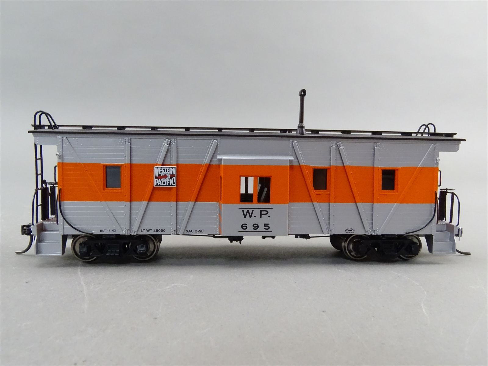 HO Brass Model - OMI AB-1129-3 WP Western Pacific Wood O/B Outside ...