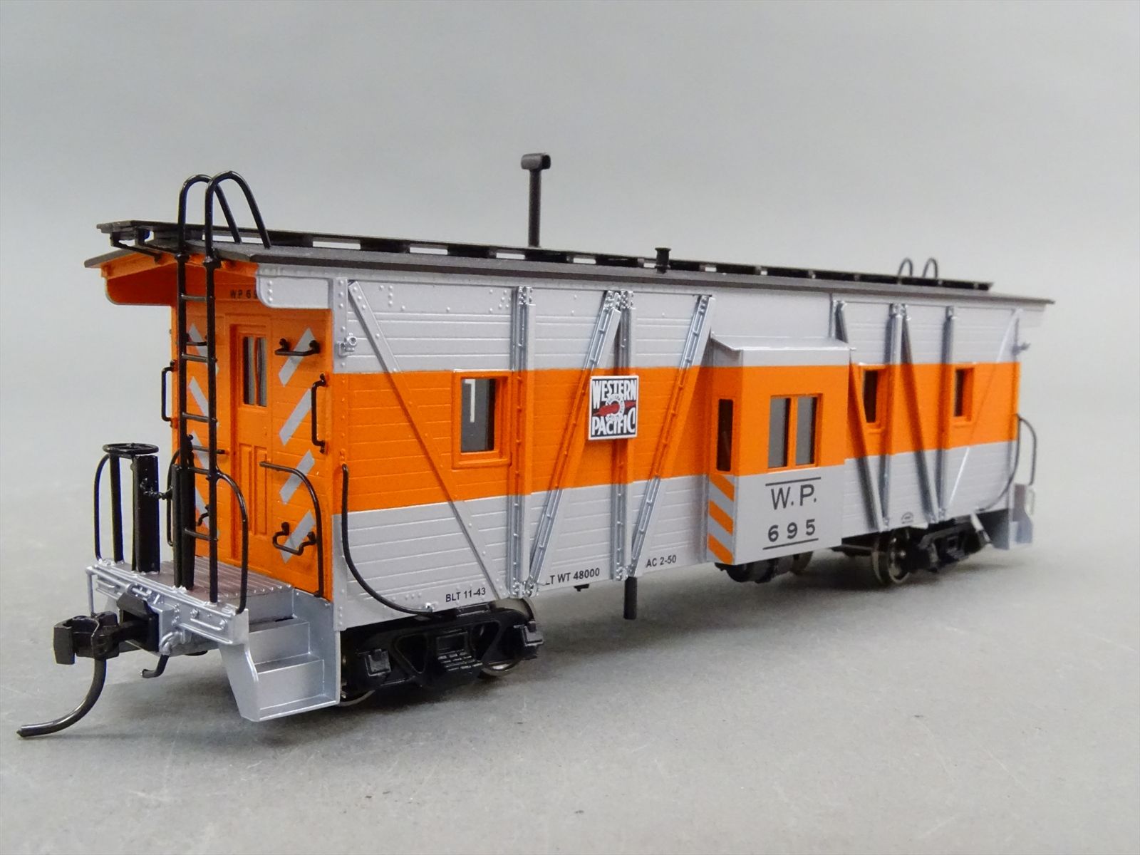 HO Brass Model - OMI AB-1129-3 WP Western Pacific Wood O/B Outside ...