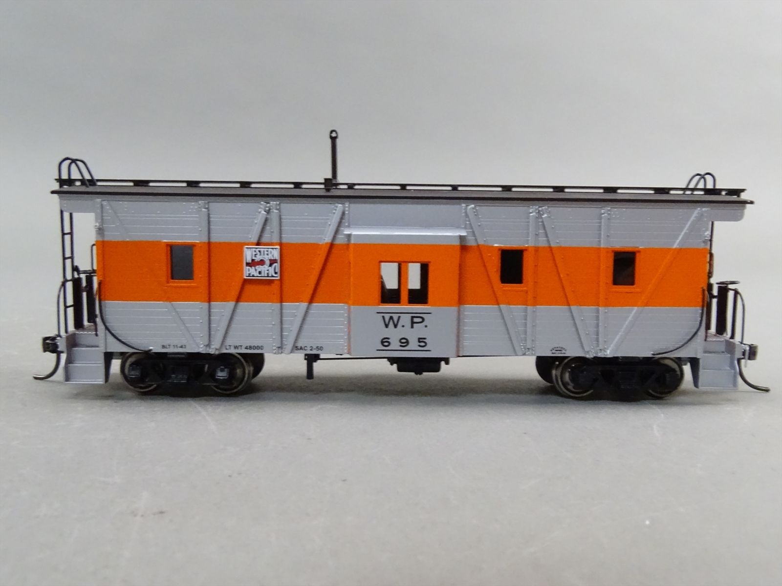 HO Brass Model - OMI AB-1129-3 WP Western Pacific Wood O/B Outside ...