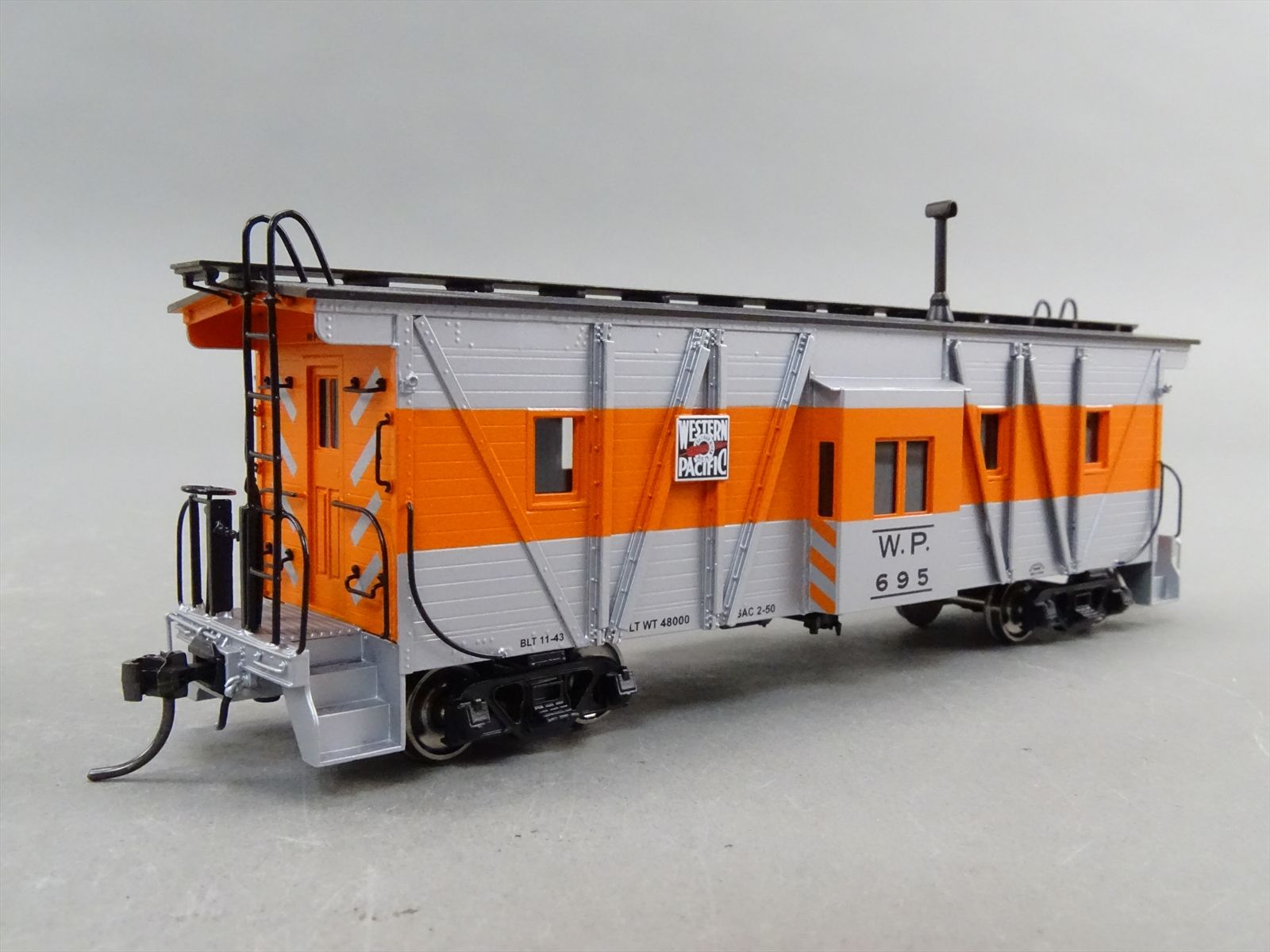 HO Brass Model - OMI AB-1129-3 WP Western Pacific Wood O/B Outside ...