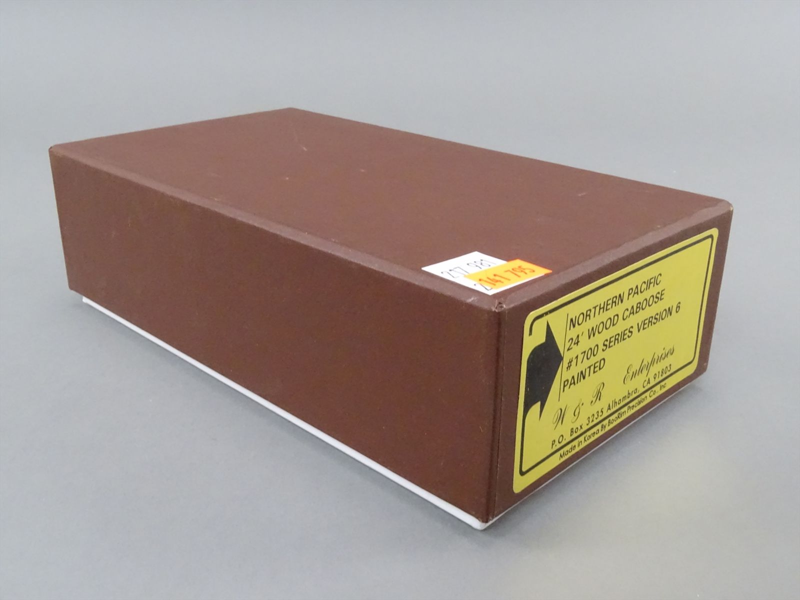 HO Brass Model - W&R NP Northern Pacfic 24' Wood Caboose #1714 Version ...