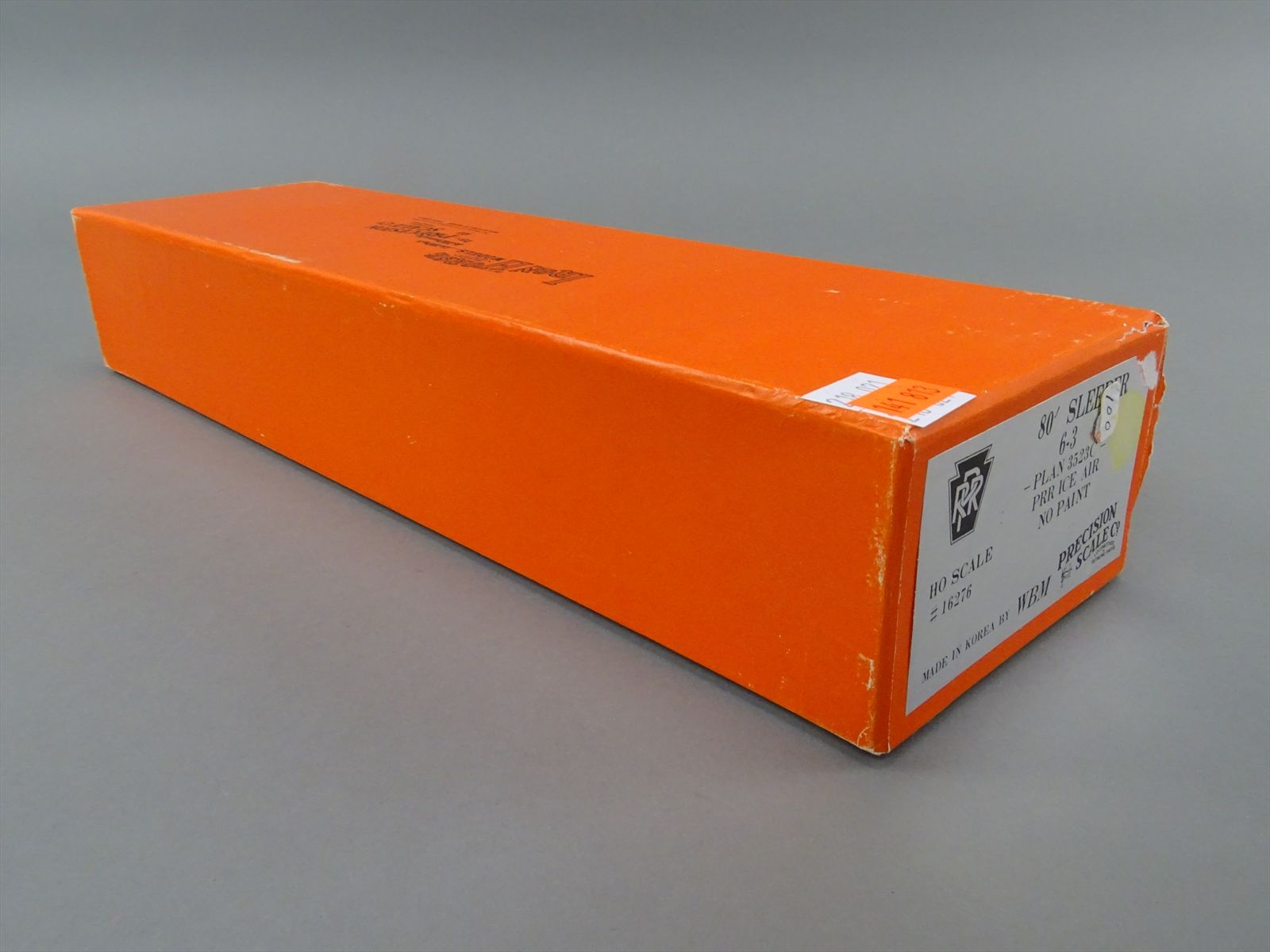 HO Brass Model - PSC 16276 80' Sleeper 6-3 3523C PRR Ice Air ...