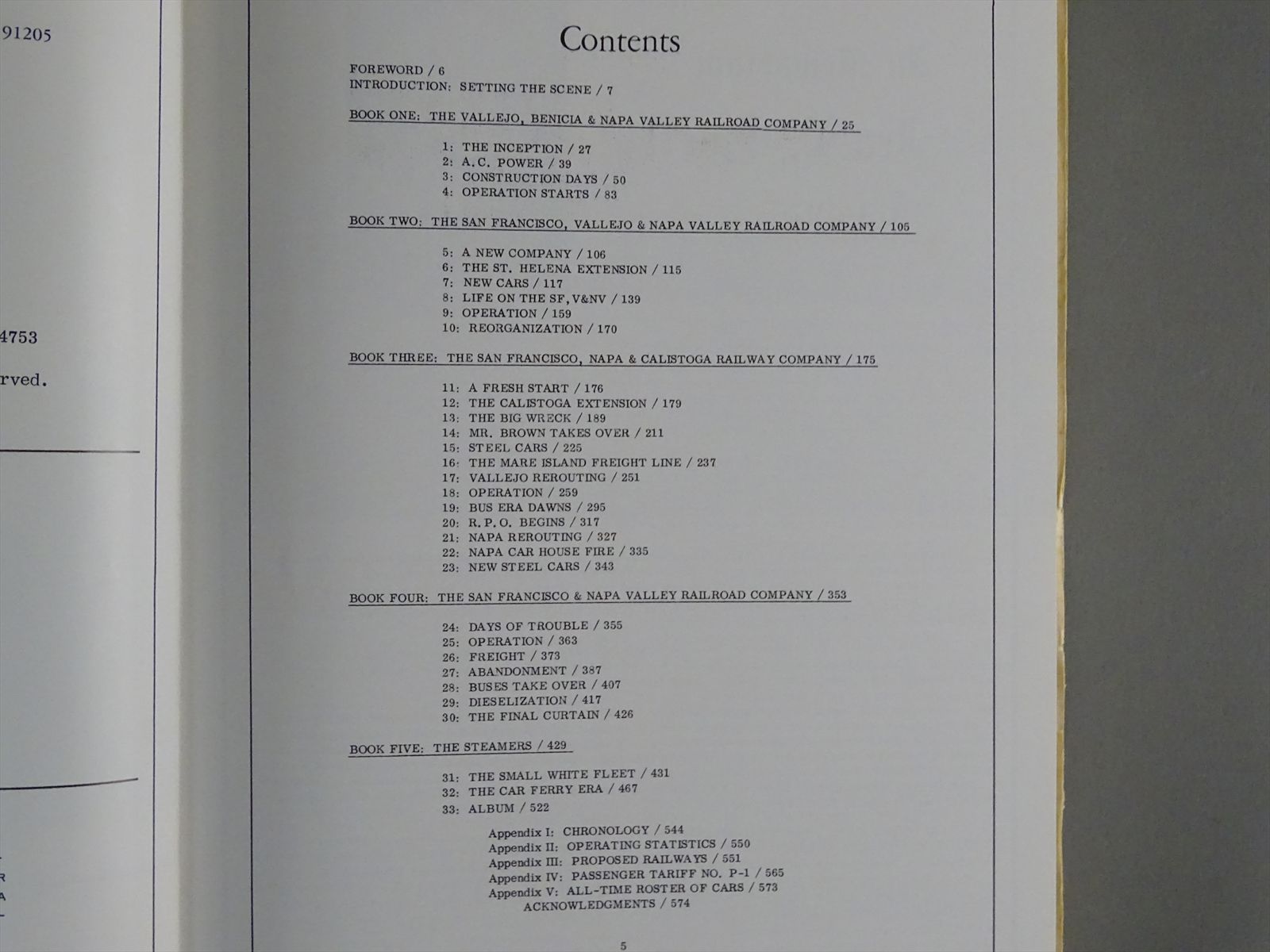 Railroad Book - The Napa Valley Route - Swett & Aitken - 575 pages