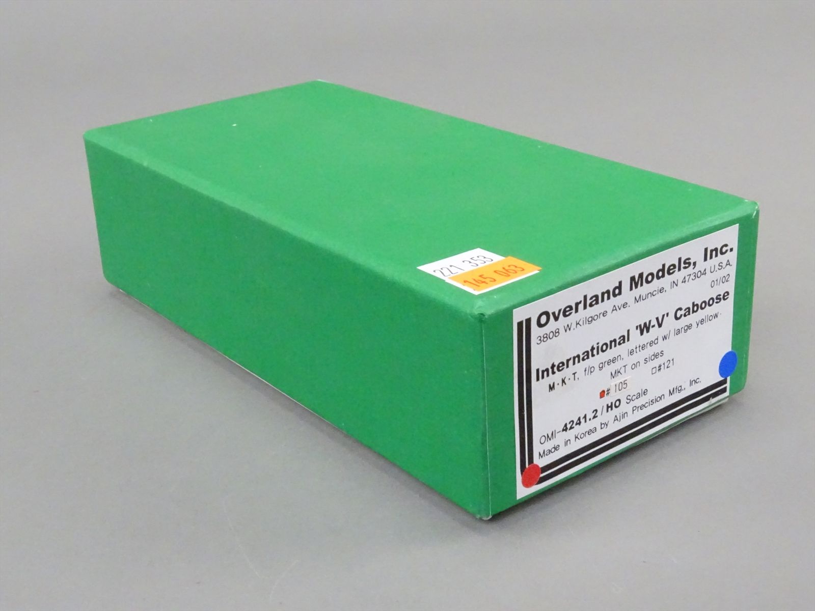 HO Brass Model - OMI 4241.2 MKT Missouri Kansas Texas Katy W-V Caboose ...