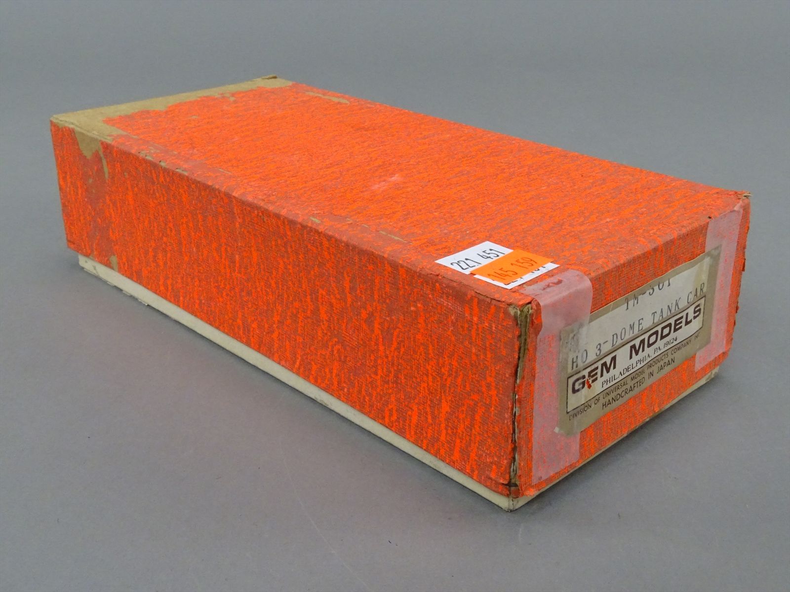 HO Brass Model - Gem TM-301 42" 3-Dome Tank Car - Unpainted - Japan Tokaido