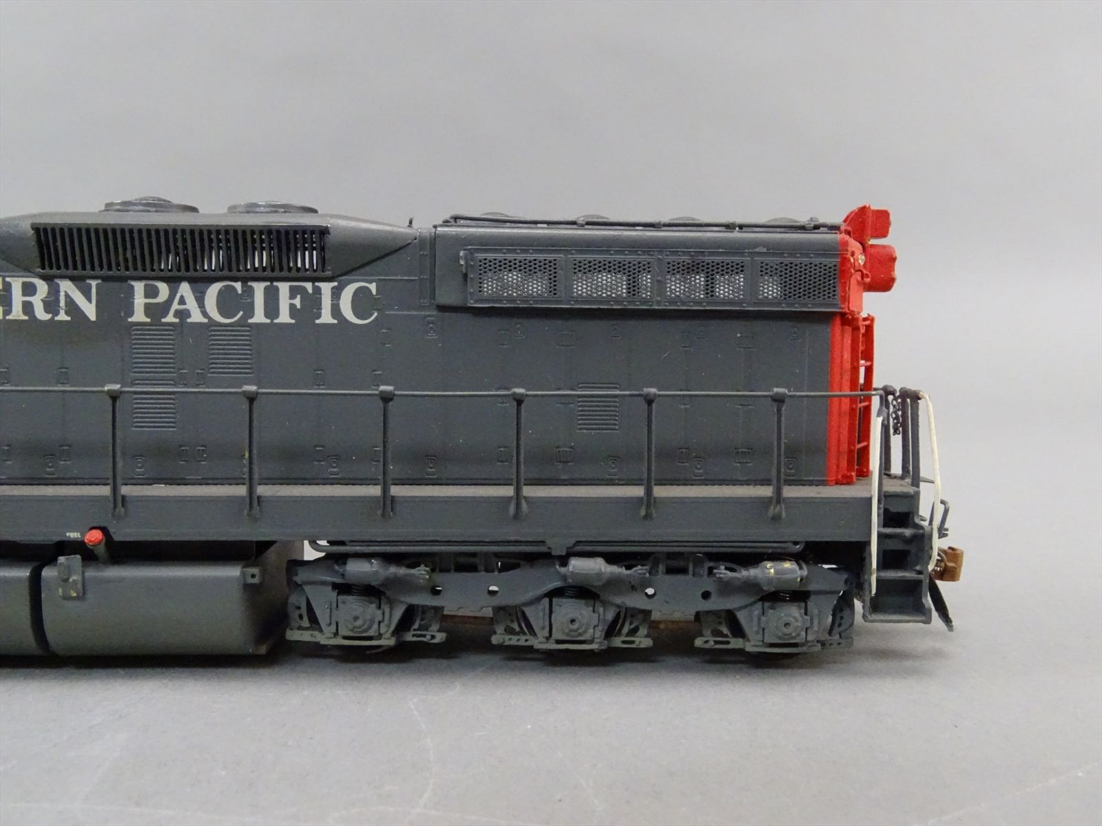 HO Brass Model - OMI 5182 SP Southern Pacific SD9 Scarlet / Dark Gray #4333 - Custom + Weathered ...