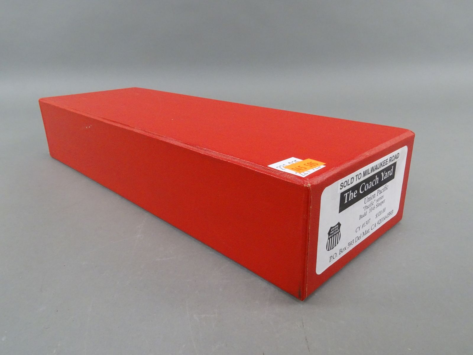 HO Brass Model - TCY 1307 UP Milwaukee Road 10-6 Budd Sleeper Pacific ...