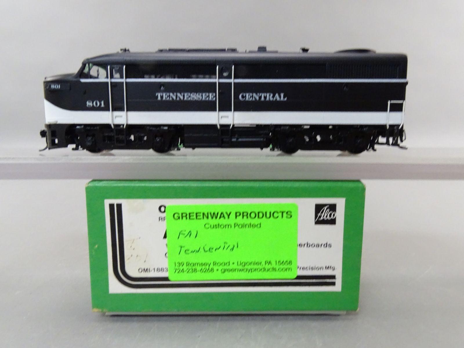 HO Brass Model - OMI 1883 TC Tennessee Central FA-1 w/o Dynamic Brakes ...