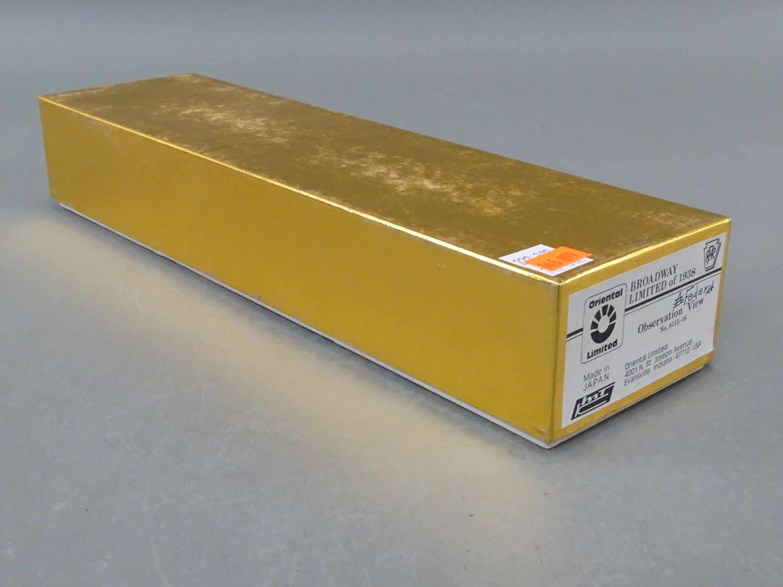 HO Brass Model - Oriental PRR 1938 Broadway Limited Observation Car ...