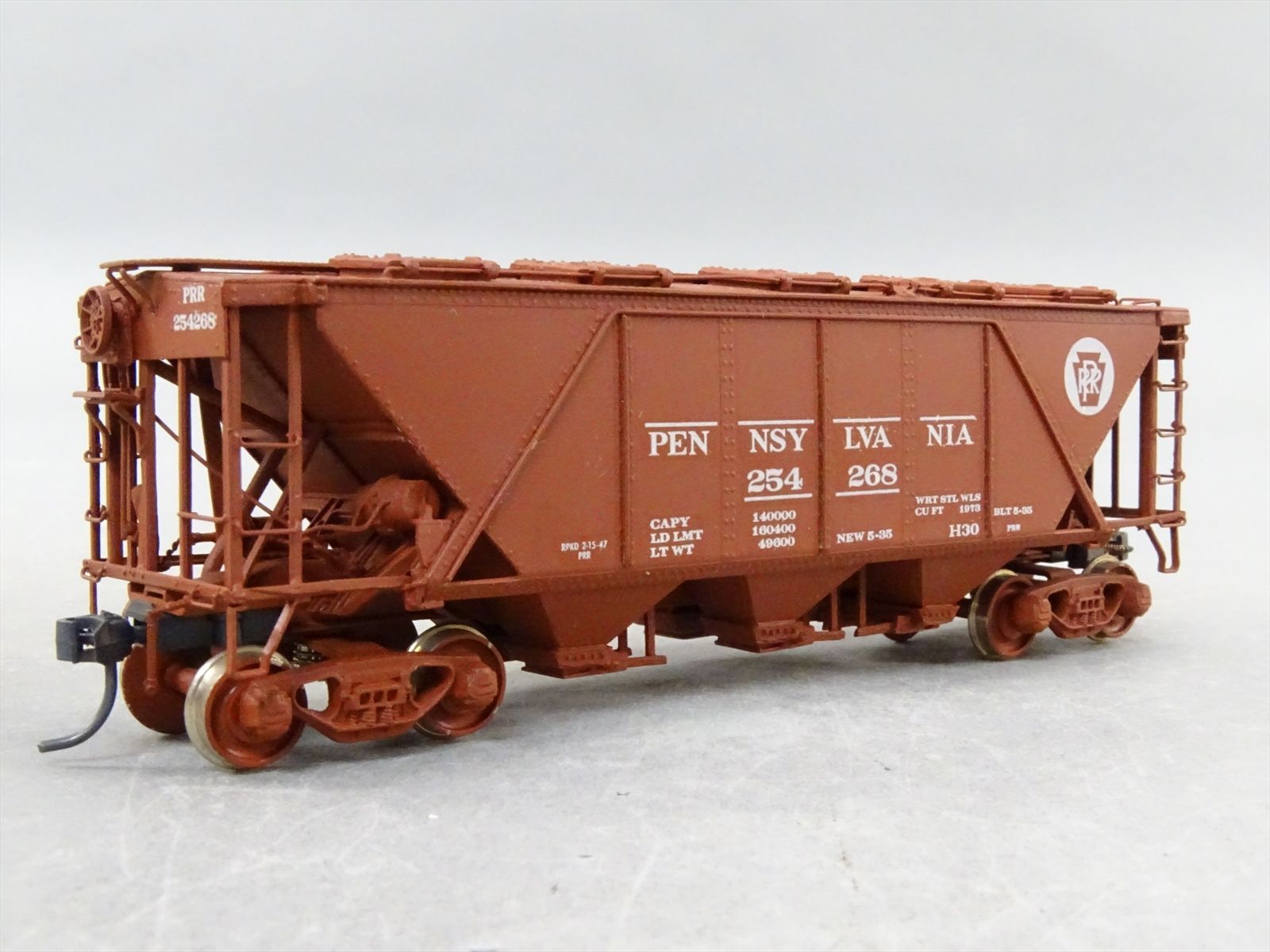 HO Brass Model - Oriental PRR Pennsylvania H30 Covered Hopper #254268 ...