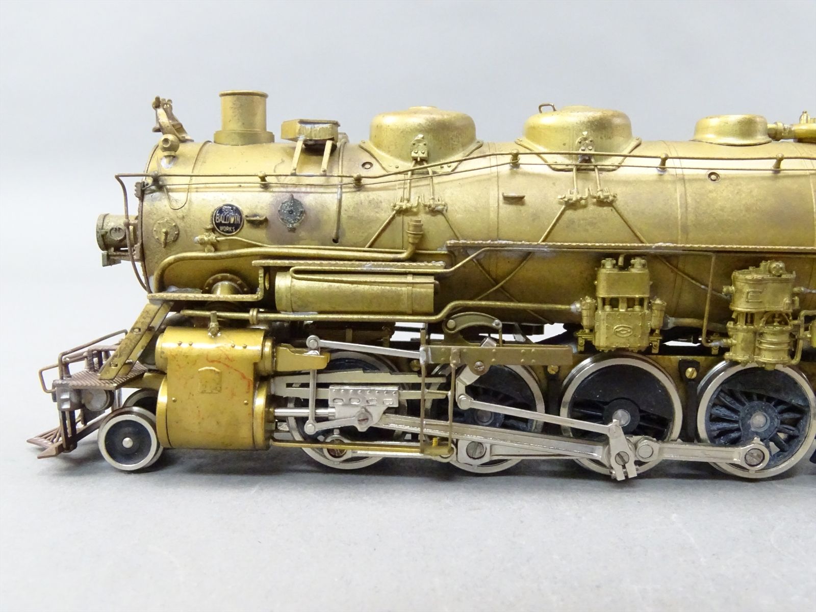 HO Brass Model - PFM AT&SF Santa Fe 2-8-4 - Unpainted - 1962 Run ...
