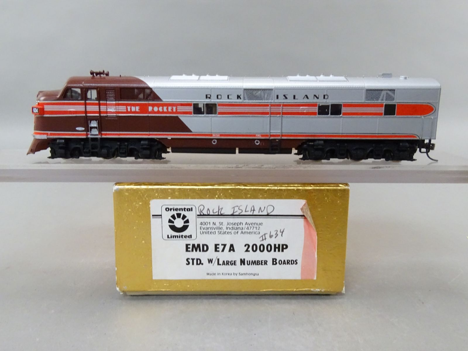 HO Brass Model - Oriental PRR Pennsylvania EMD E7 E7A 2000HP w/ Large ...