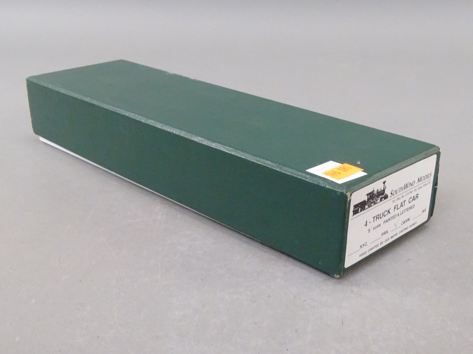 S Brass Model - SWM C&NW Chicago & Northwestern 4-Truck Flat Car ...