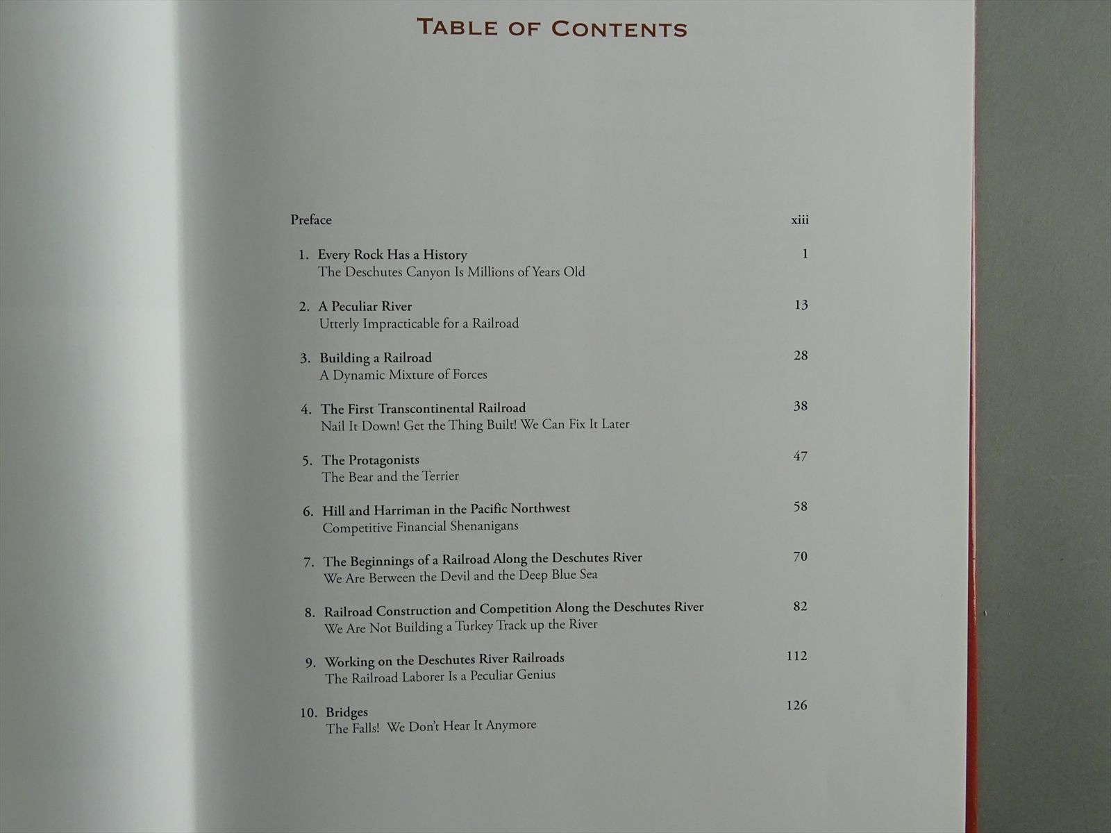 Railroad Book - The Deschutes River Railroad War - Leon Speroff - 219 ...