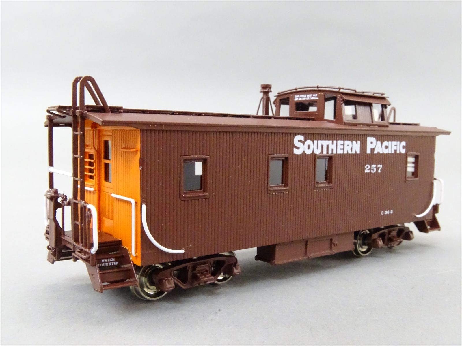 HO Brass Model - PSC 16678-3 SP Southern Pacific C-30-2 Caboose Wood ...
