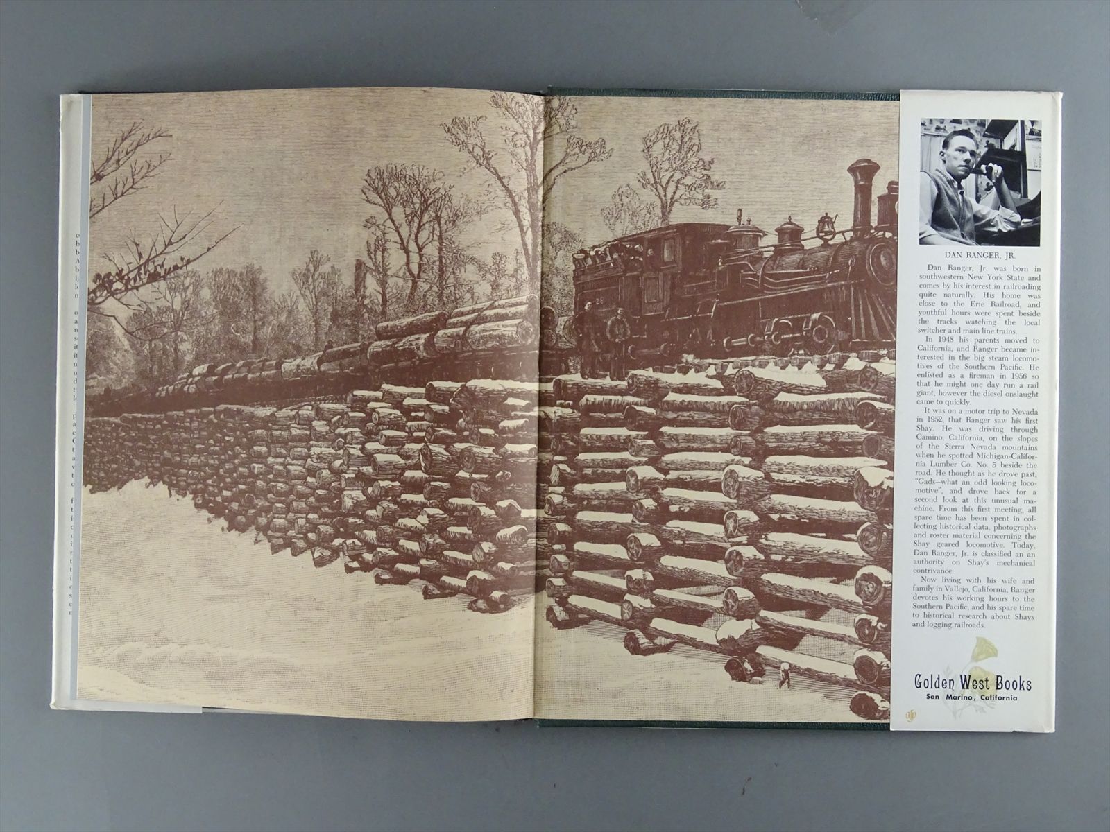 Railroad Book - Pacific Coast Shay - Dan Ranger Jr - 112 pages - SIGNED