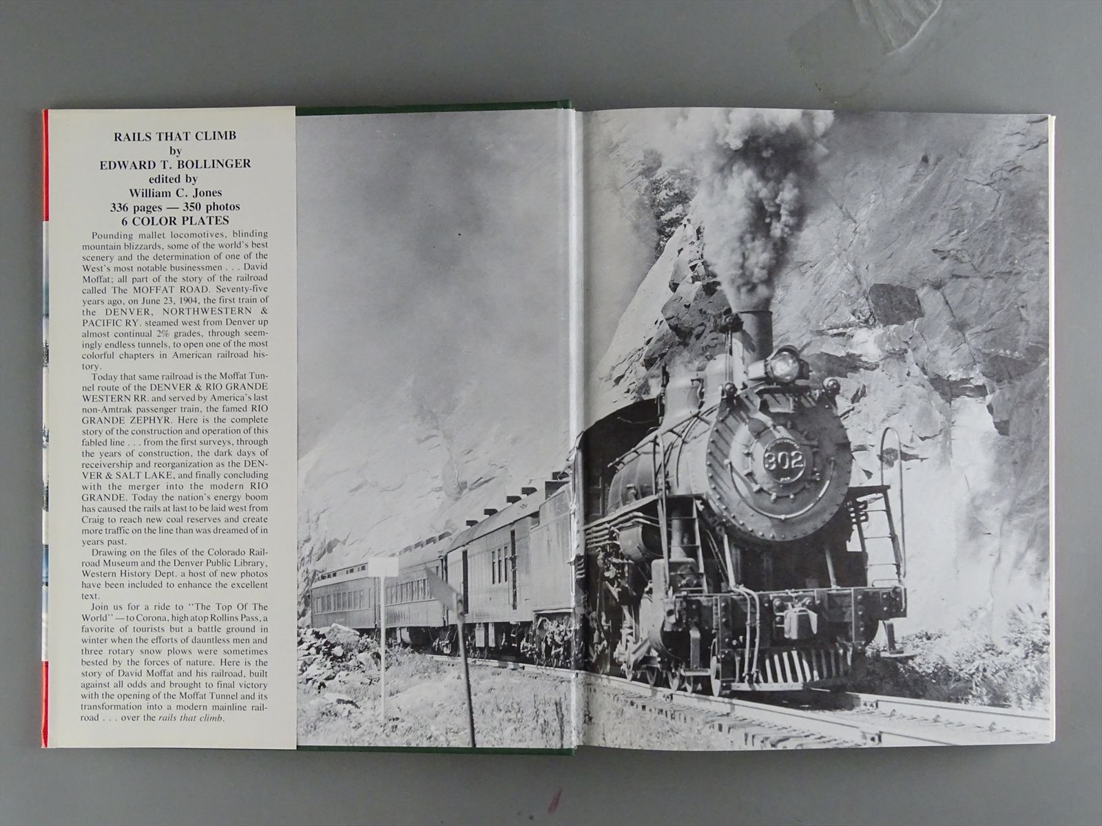 Railroad Book - Rails That Climb A Narrative History of the Moffat Road ...