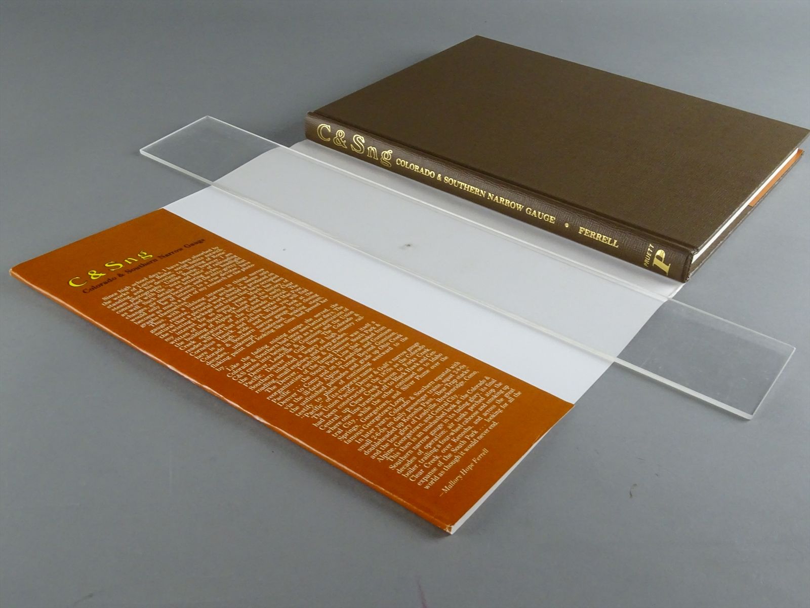 Railroad Book - C & Sng Colorado & Southern Narrow Gauge - Mallory Hope ...