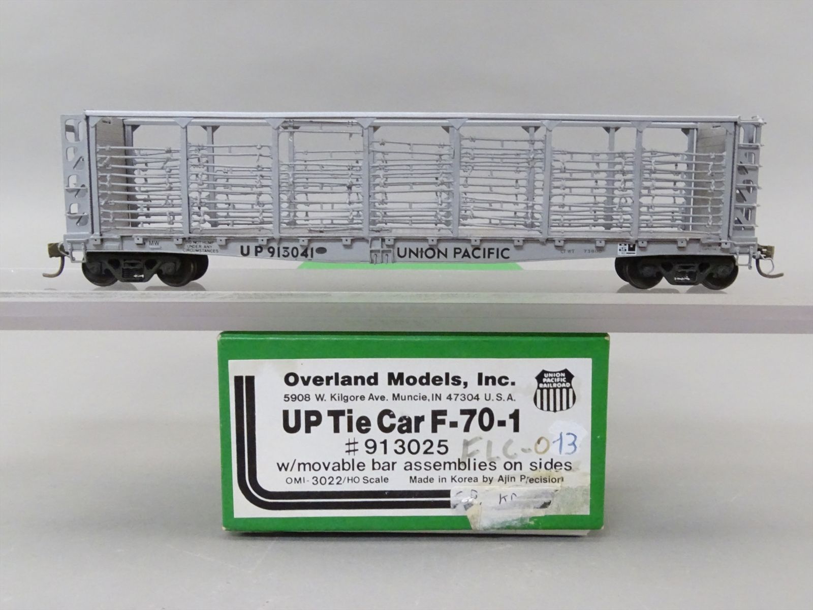 HO Brass Model - OMI 3022 UP F-70-1 Tie Car #913041 - Custom - 1987 Run ...