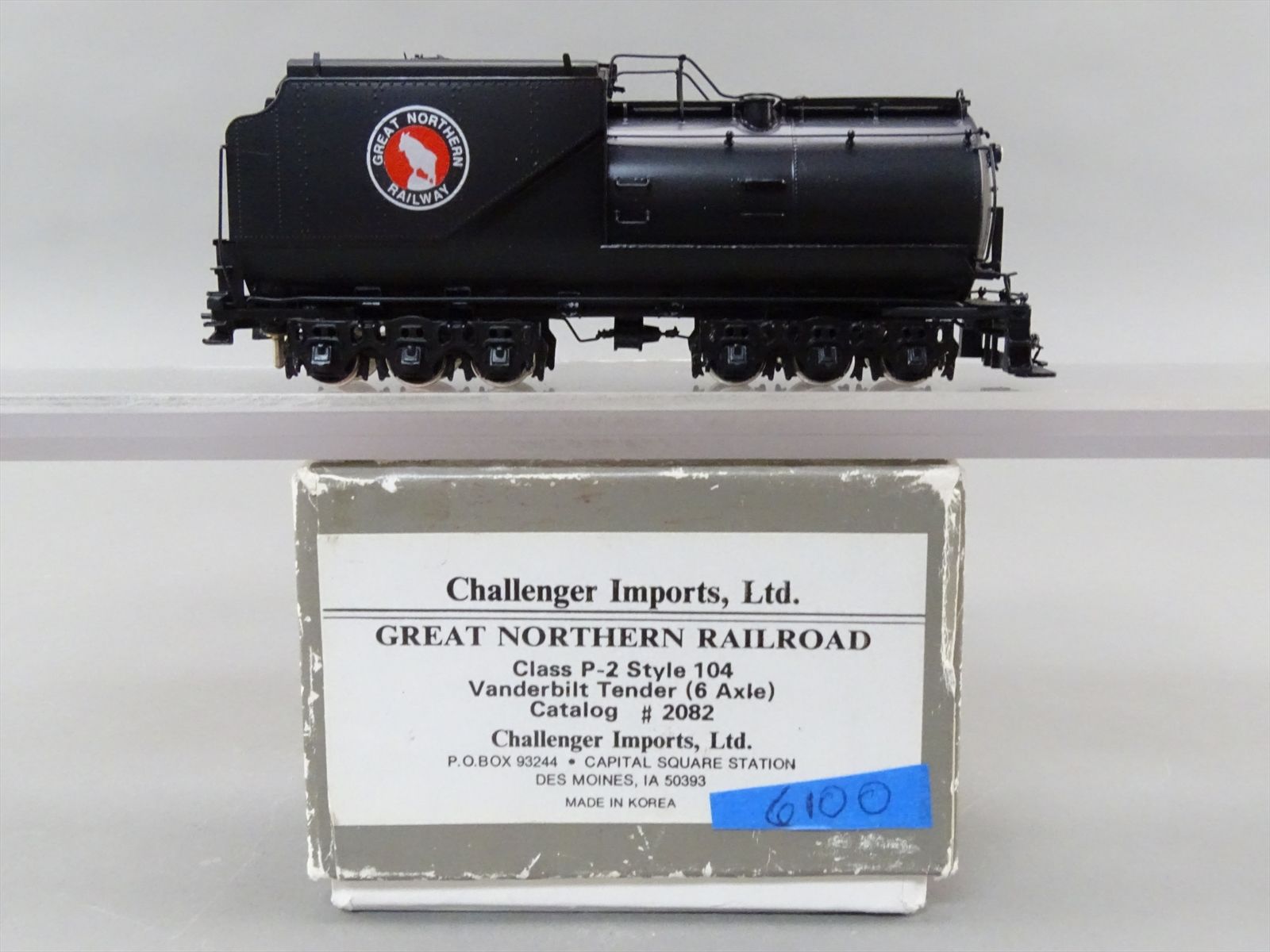 HO Brass Model - CIL 2082 GN Great Northern P-2 Vandy Vanderbilt Tender ...