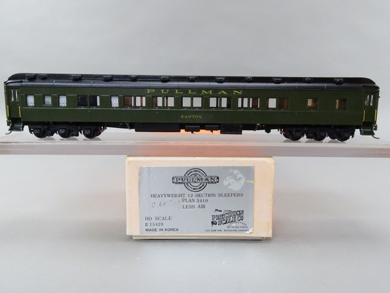 HO Brass Model - PSC 15428 Pullman HW Heavyweight 12-Section Sleeper ...