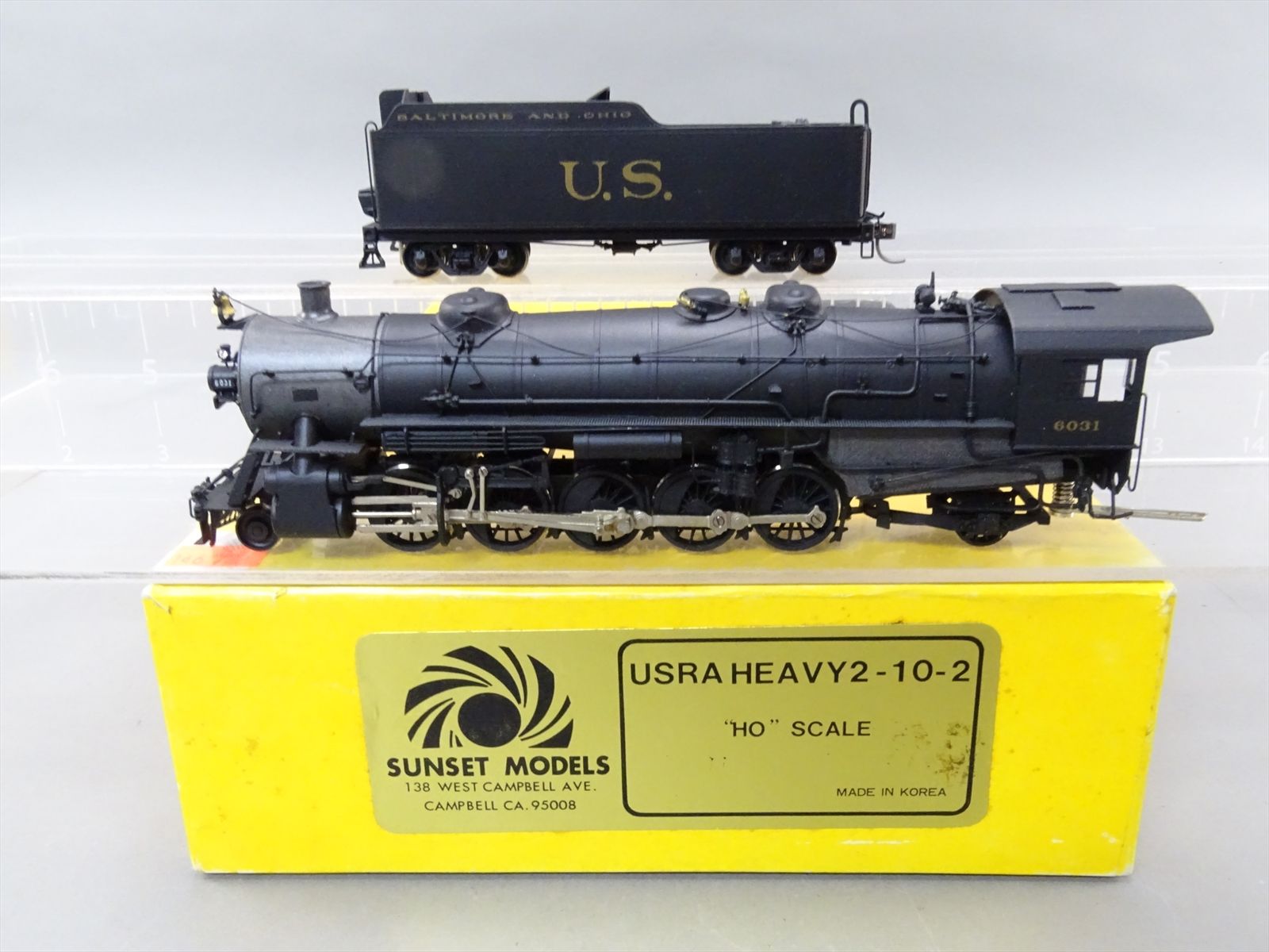 HO Brass Model - Sunset USRA Santa Fe 2-10-2 Heavy #6301 - Custom ...