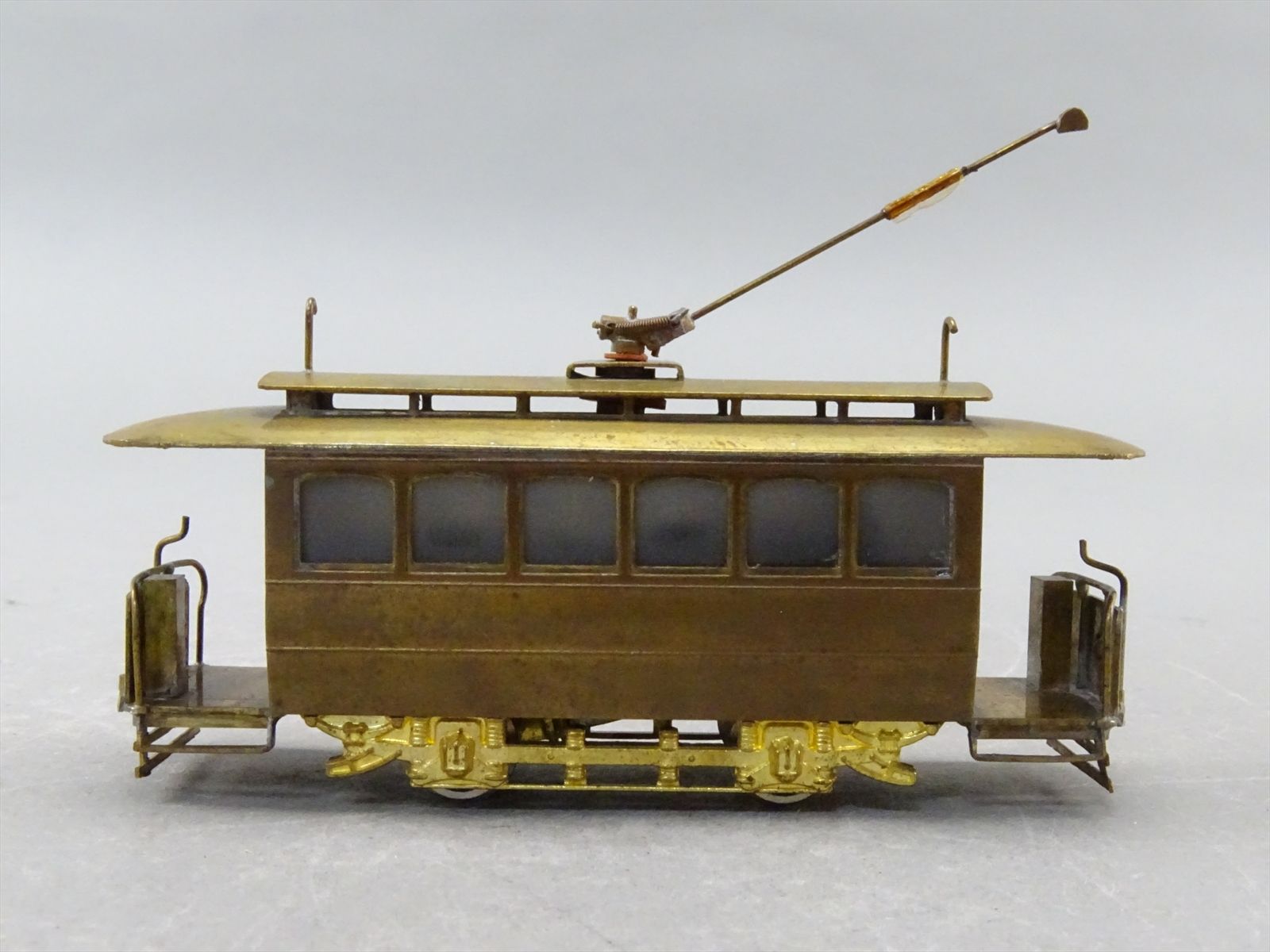 HO Brass Model - LMB 4-Wheel Birney Trolley - Unpainted - Made in Japan