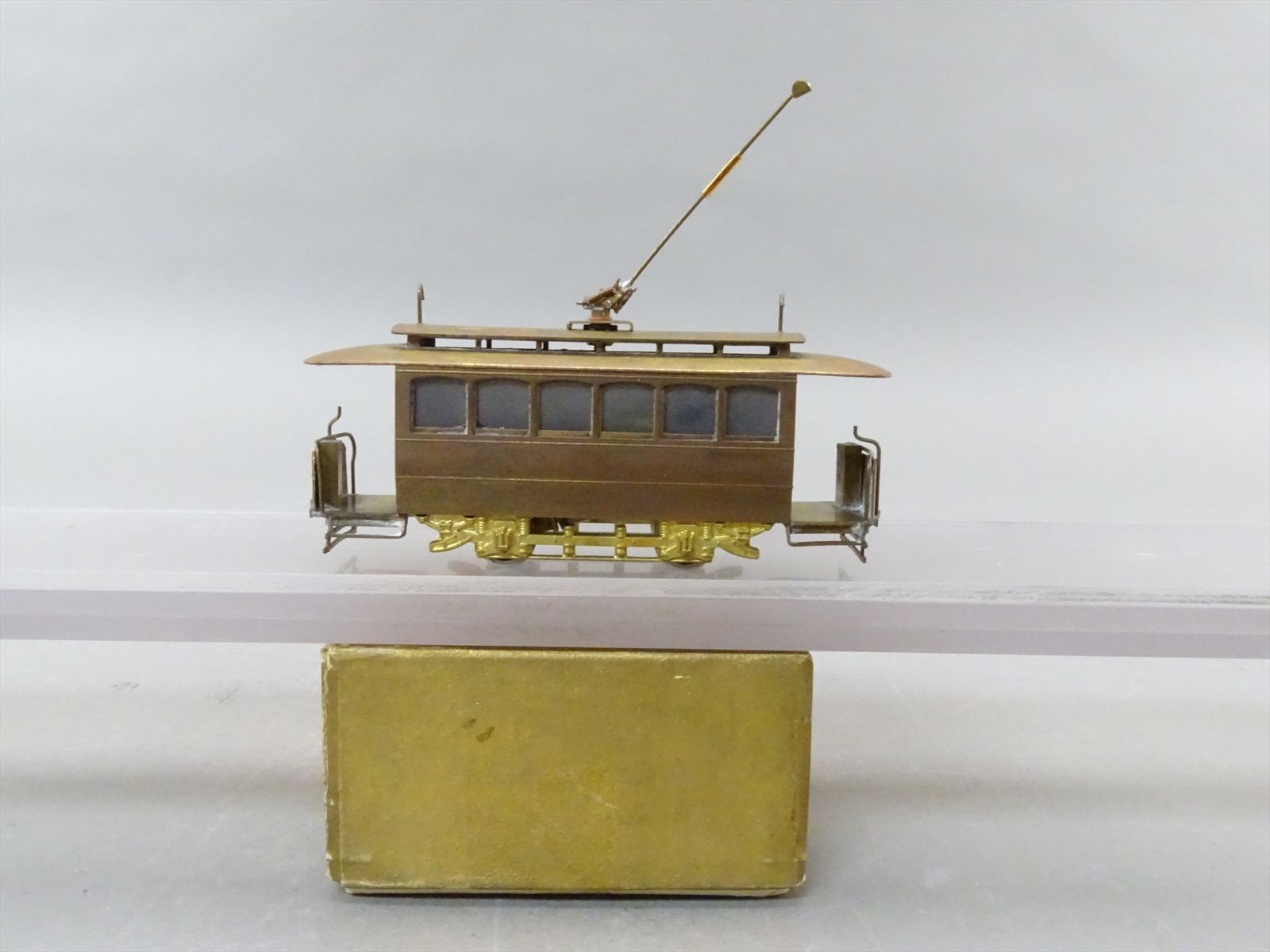 HO Brass Model - LMB 4-Wheel Birney Trolley - Unpainted - Made in Japan