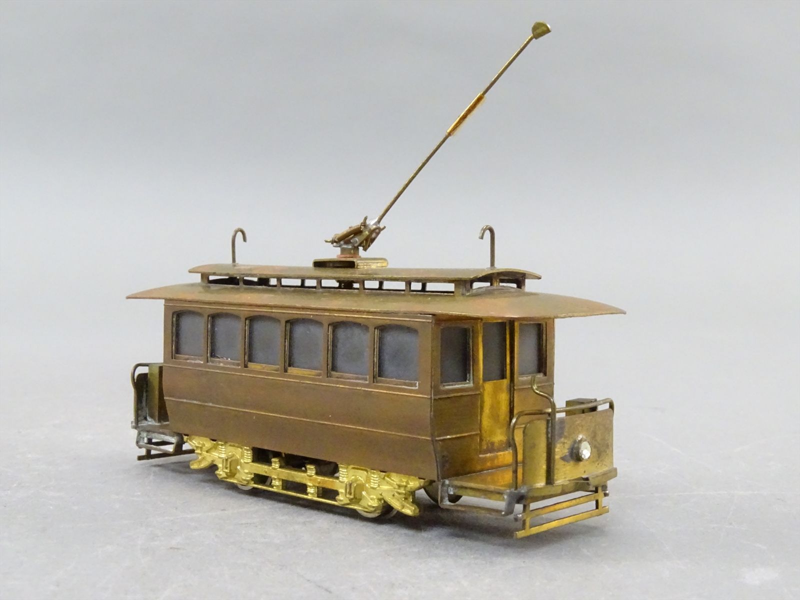 HO Brass Model - LMB 4-Wheel Birney Trolley - Unpainted - Made in Japan